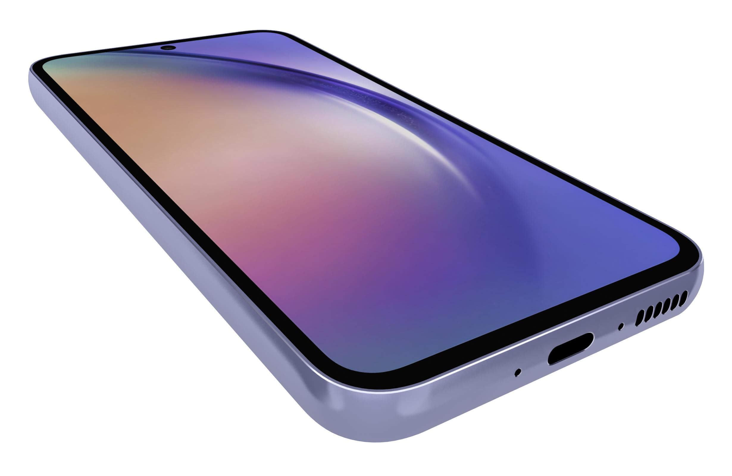 Samsung Galaxy A54 Blue - 3D Model by Rever_Art