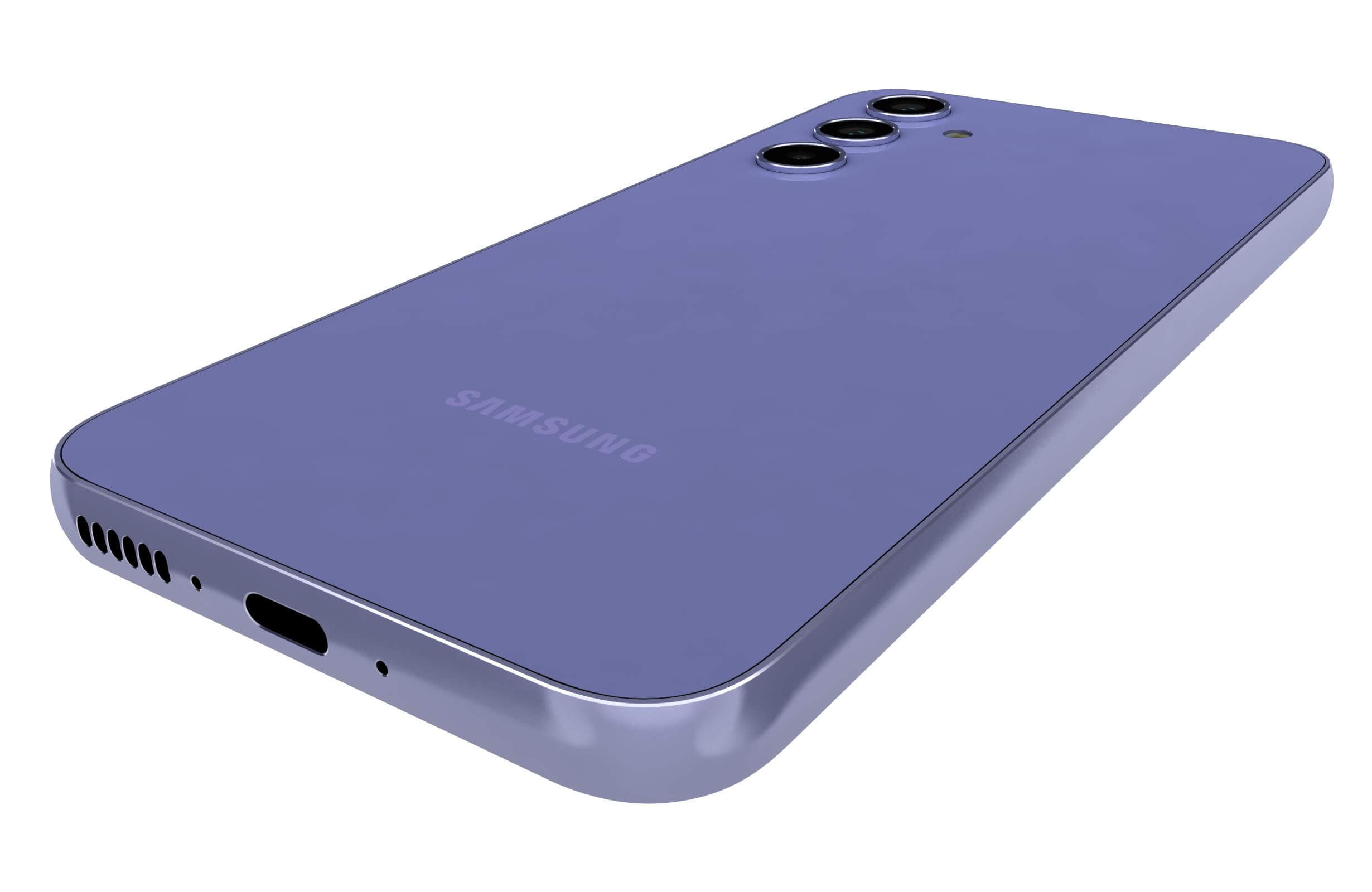 Samsung Galaxy A54 Blue - 3D Model by Rever_Art