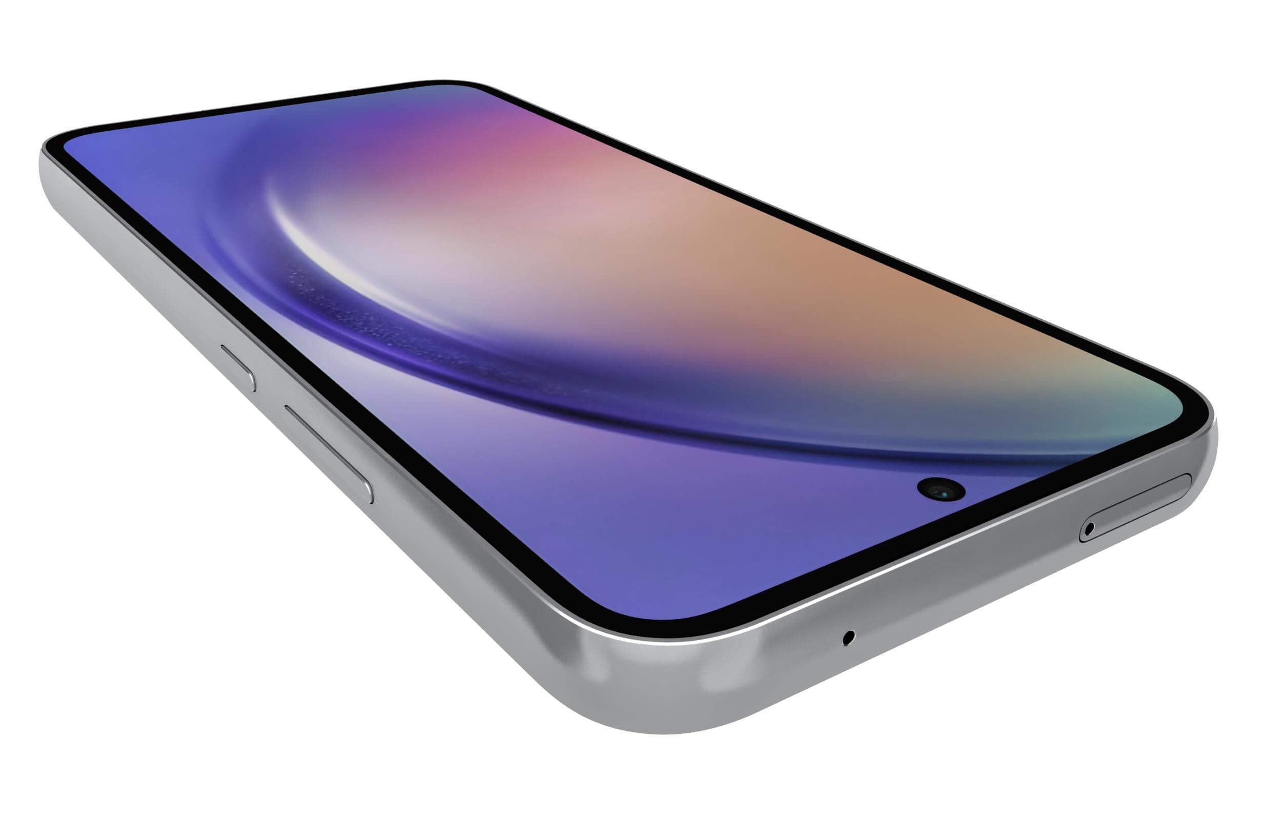 Samsung Galaxy A54 White - 3D Model by Rever_Art
