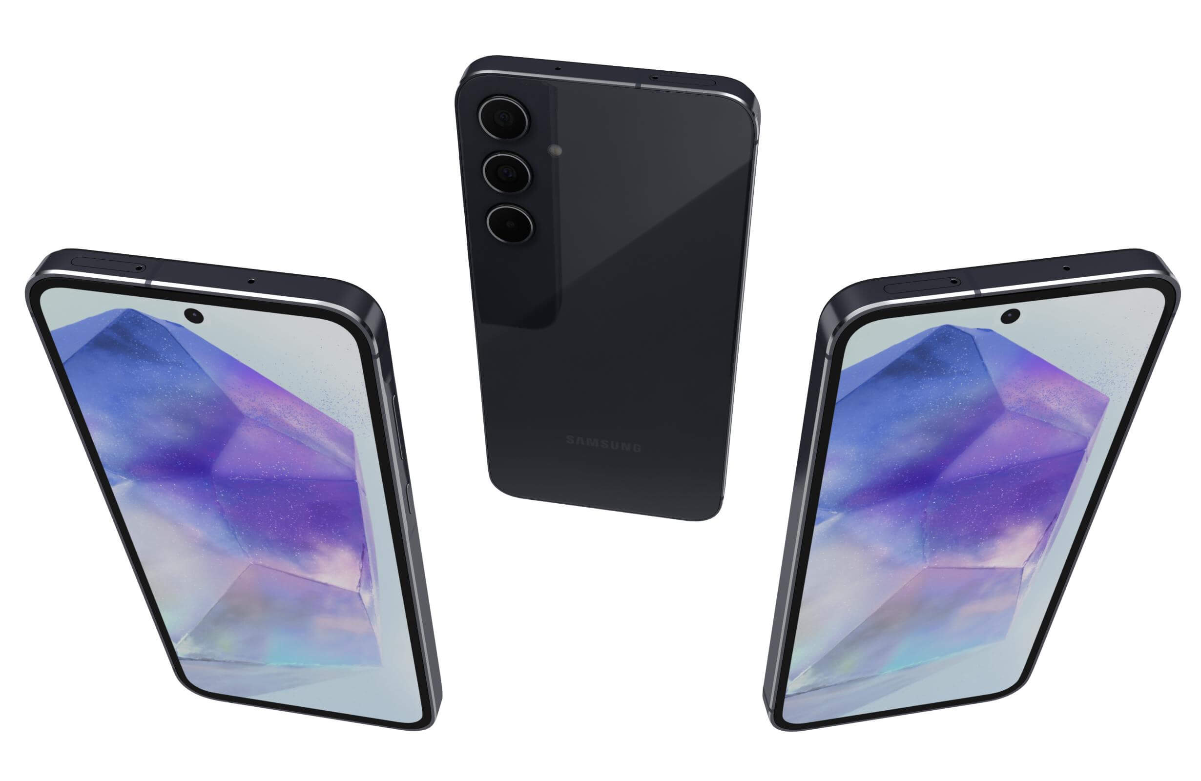 Samsung Galaxy A55 5G Black - 3D Model by Rever_Art