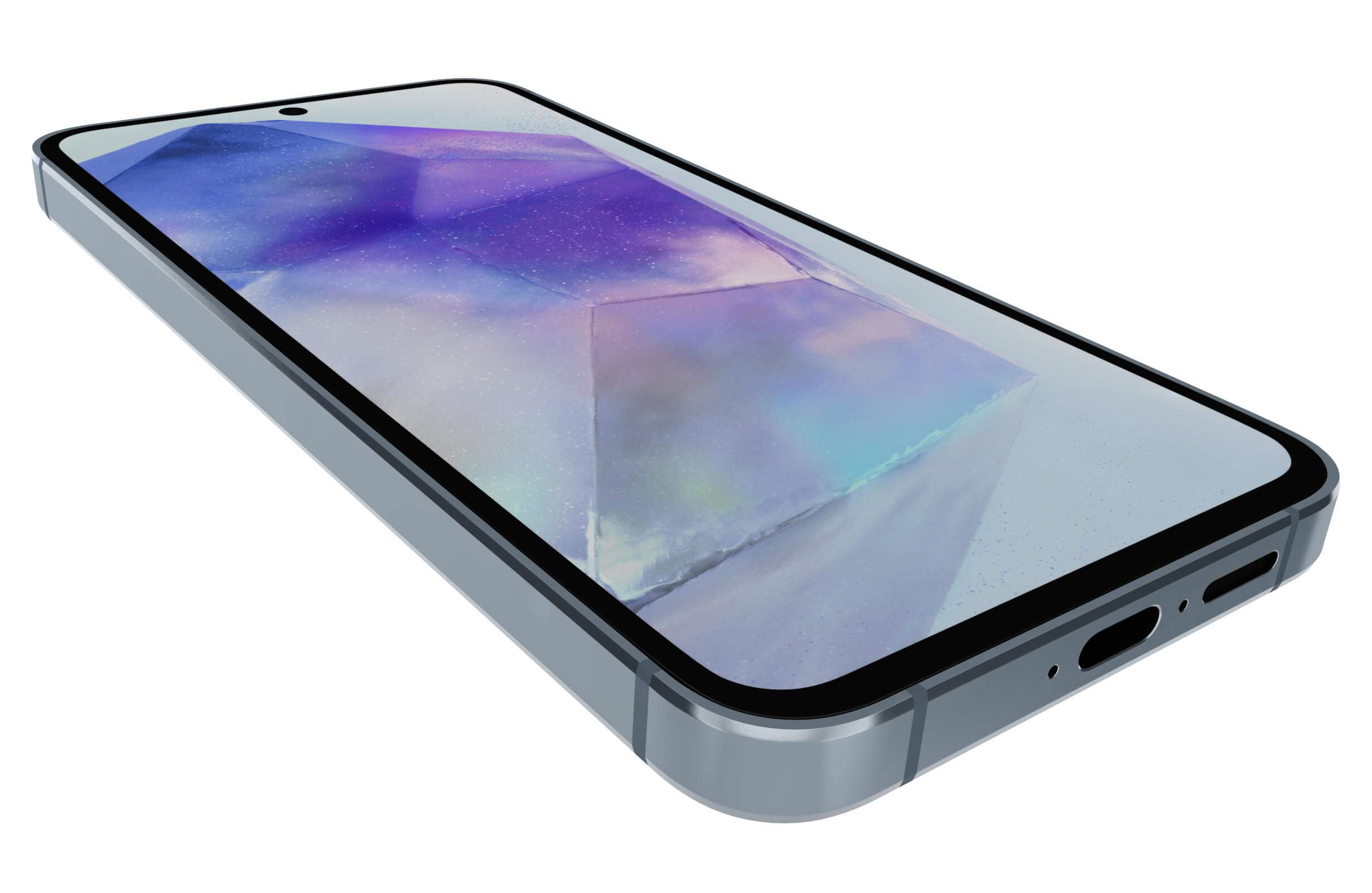 Samsung Galaxy A55 5G White - 3D Model by Rever_Art