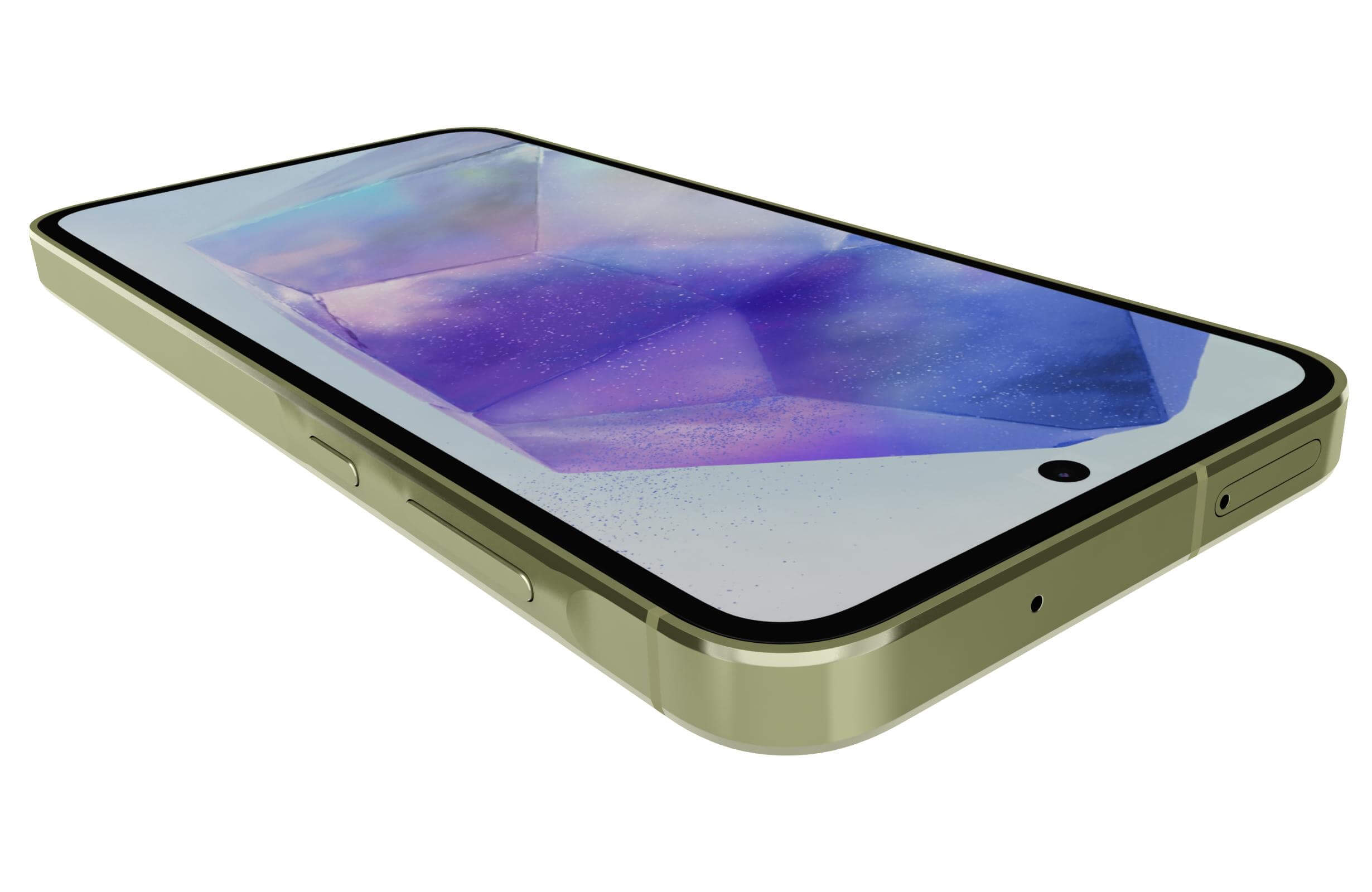 Samsung Galaxy A55 5G Yellow - 3D Model by Rever_Art