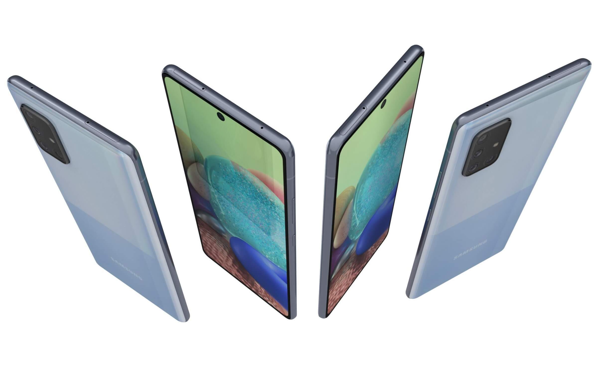 Samsung Galaxy A71 5G All Colors - 3D Model by Rever_Art