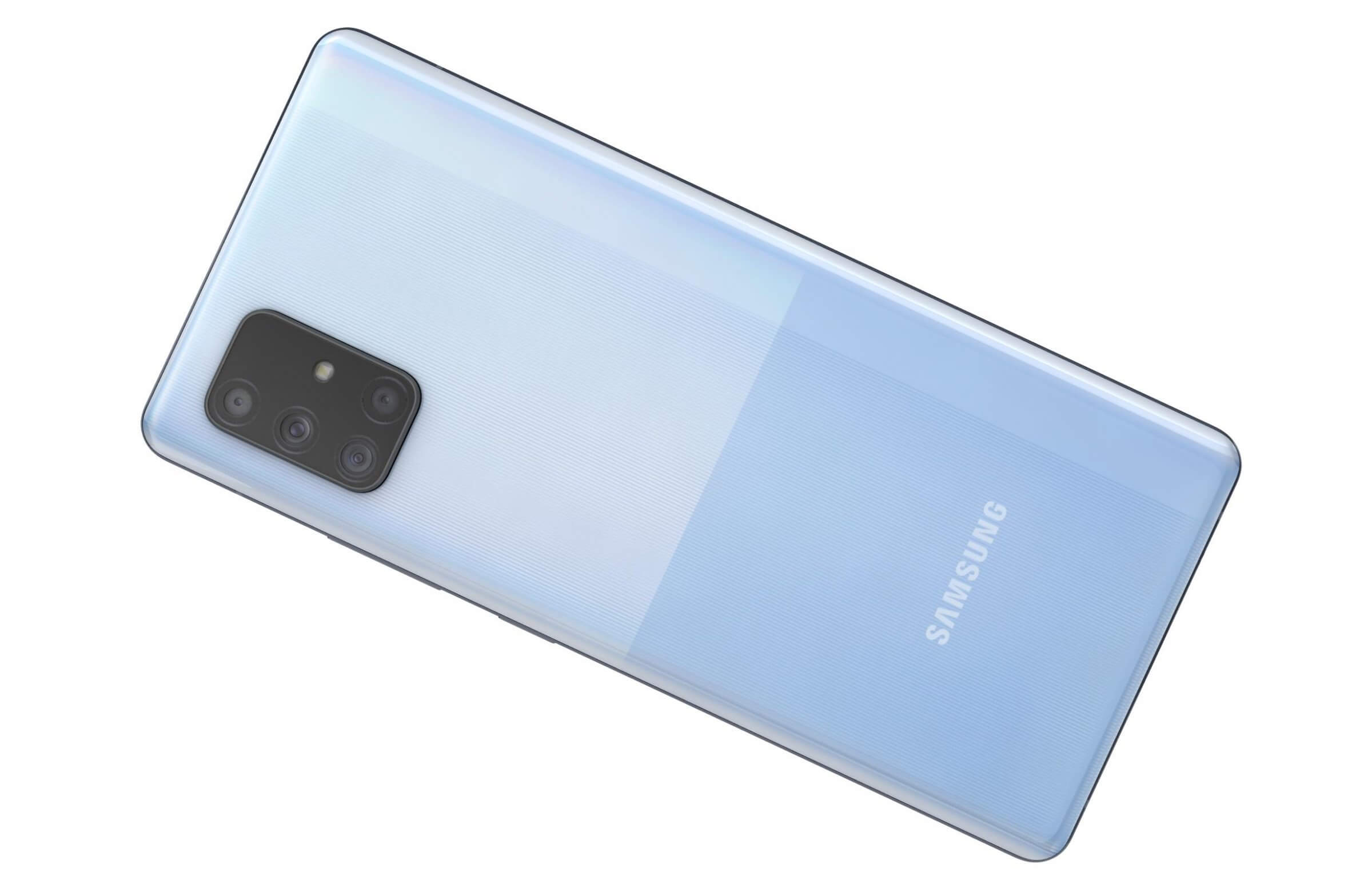 Samsung Galaxy A71 5G Blue - 3D Model by Rever_Art