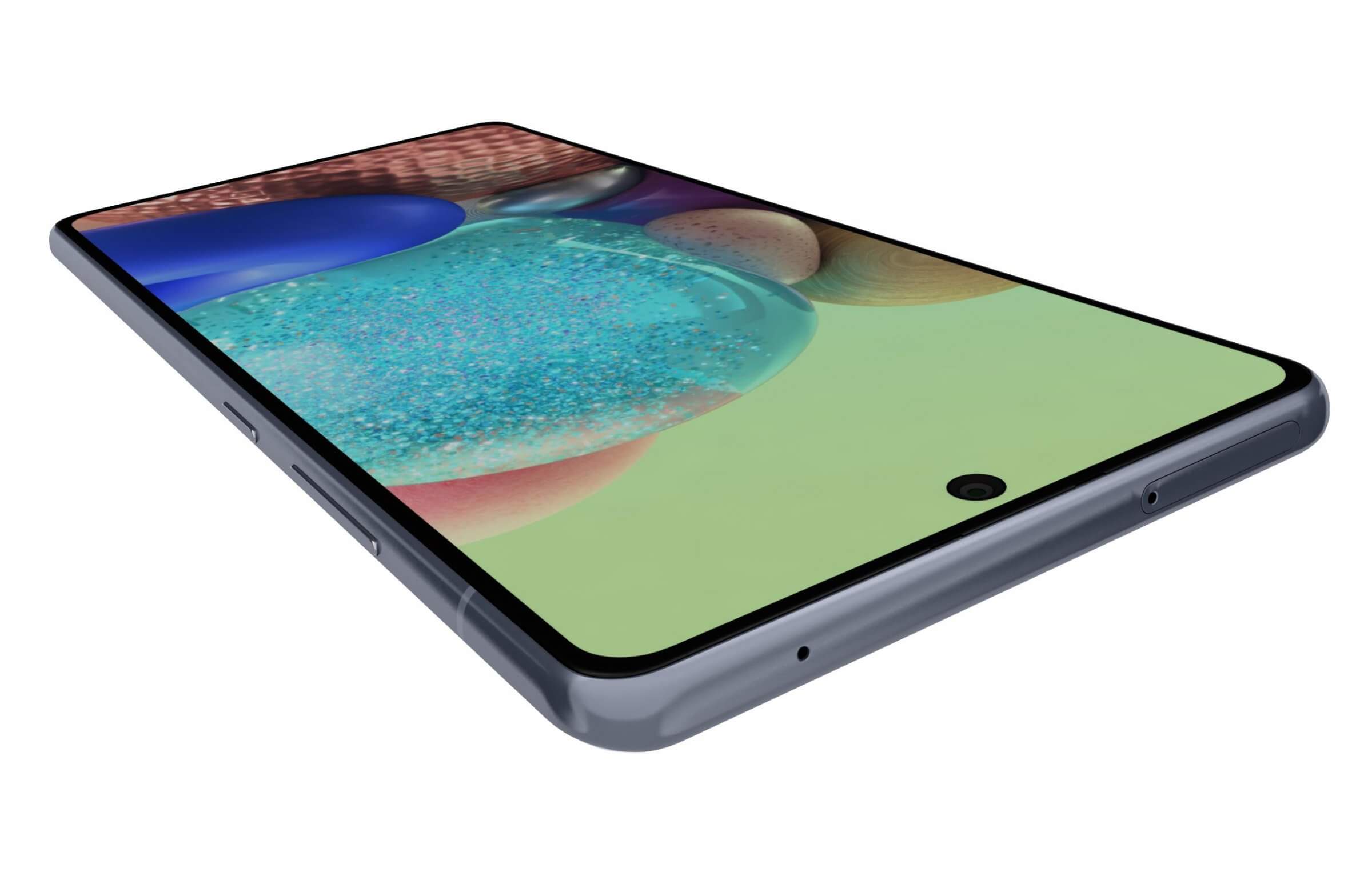 Samsung Galaxy A71 5G Blue - 3D Model by Rever_Art