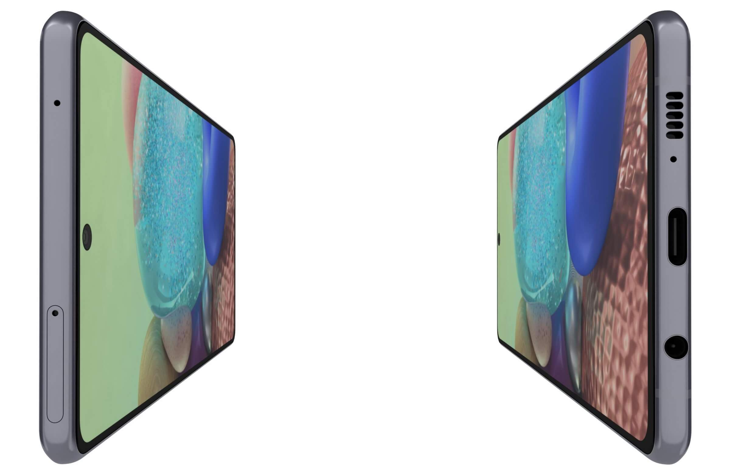 Samsung Galaxy A71 5G White - 3D Model by Rever_Art