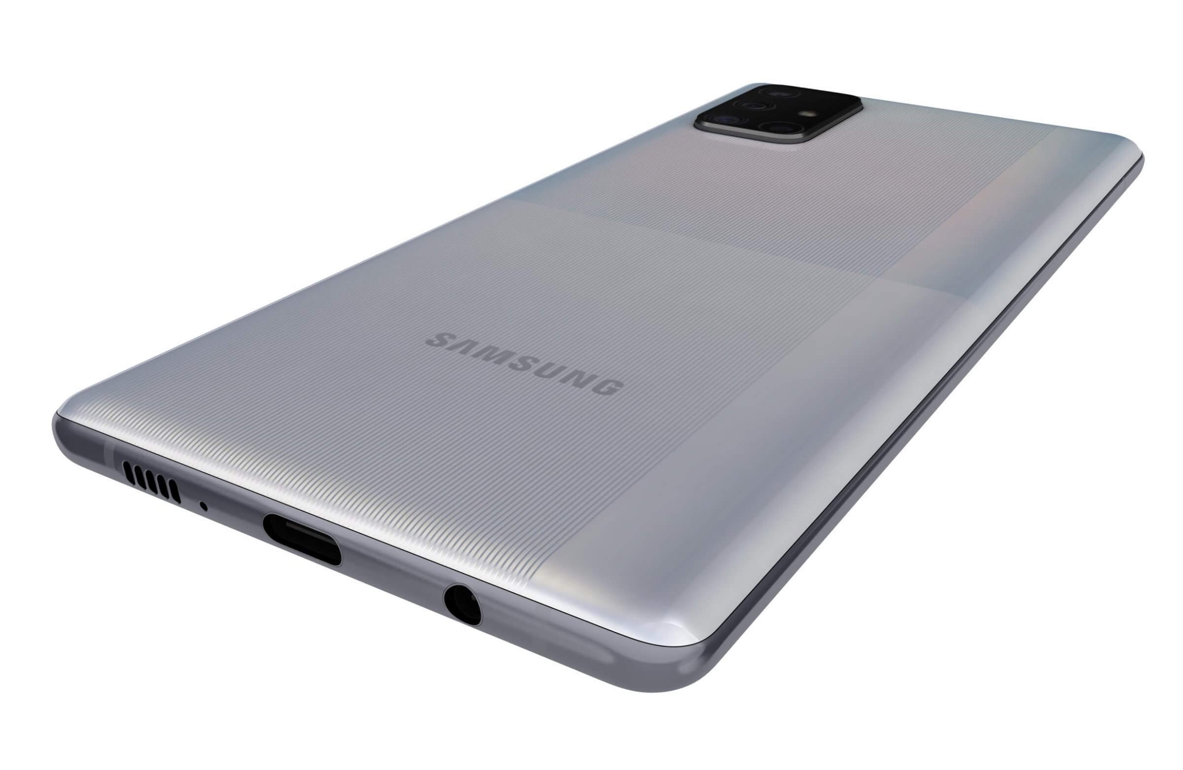 Samsung Galaxy A71 5G White - 3D Model by Rever_Art