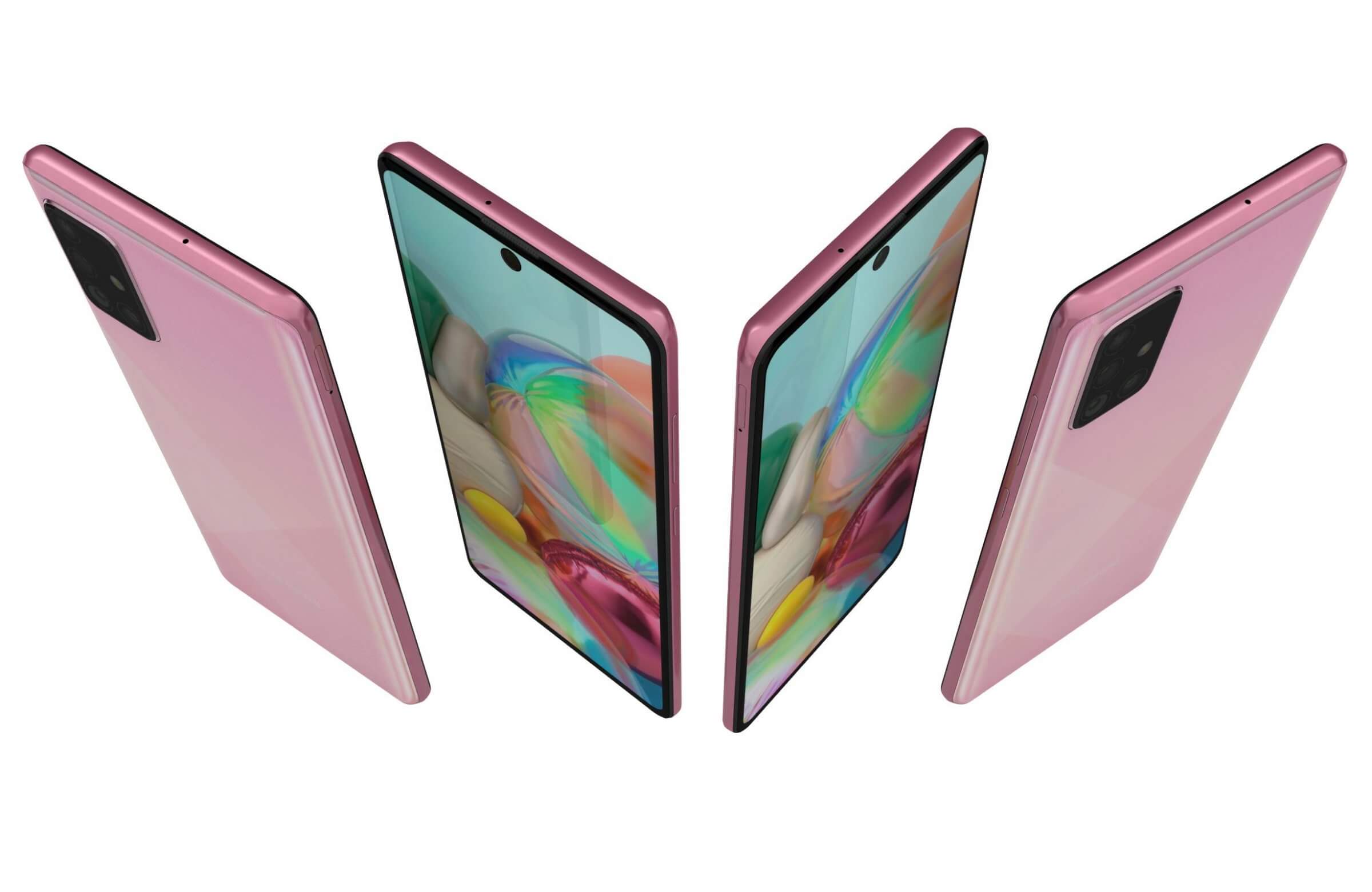 Samsung Galaxy A71 All Colors - 3D Model by Rever_Art