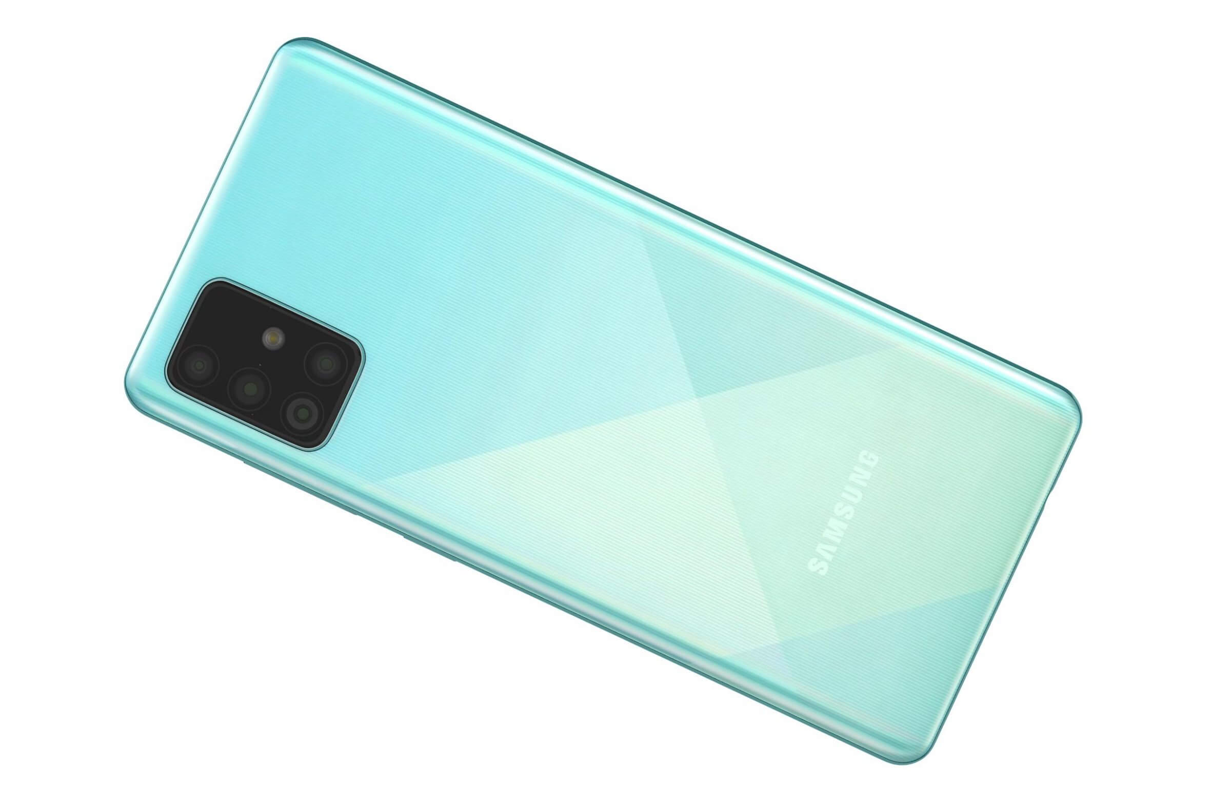 Samsung Galaxy A71 Blue - 3D Model by Rever_Art