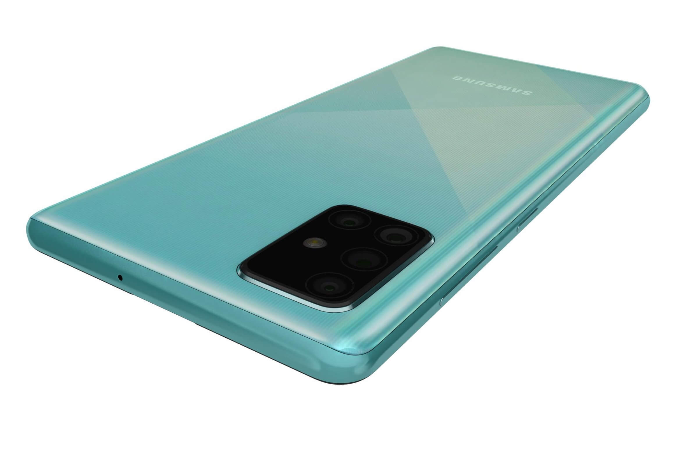 Samsung Galaxy A71 Blue - 3D Model by Rever_Art