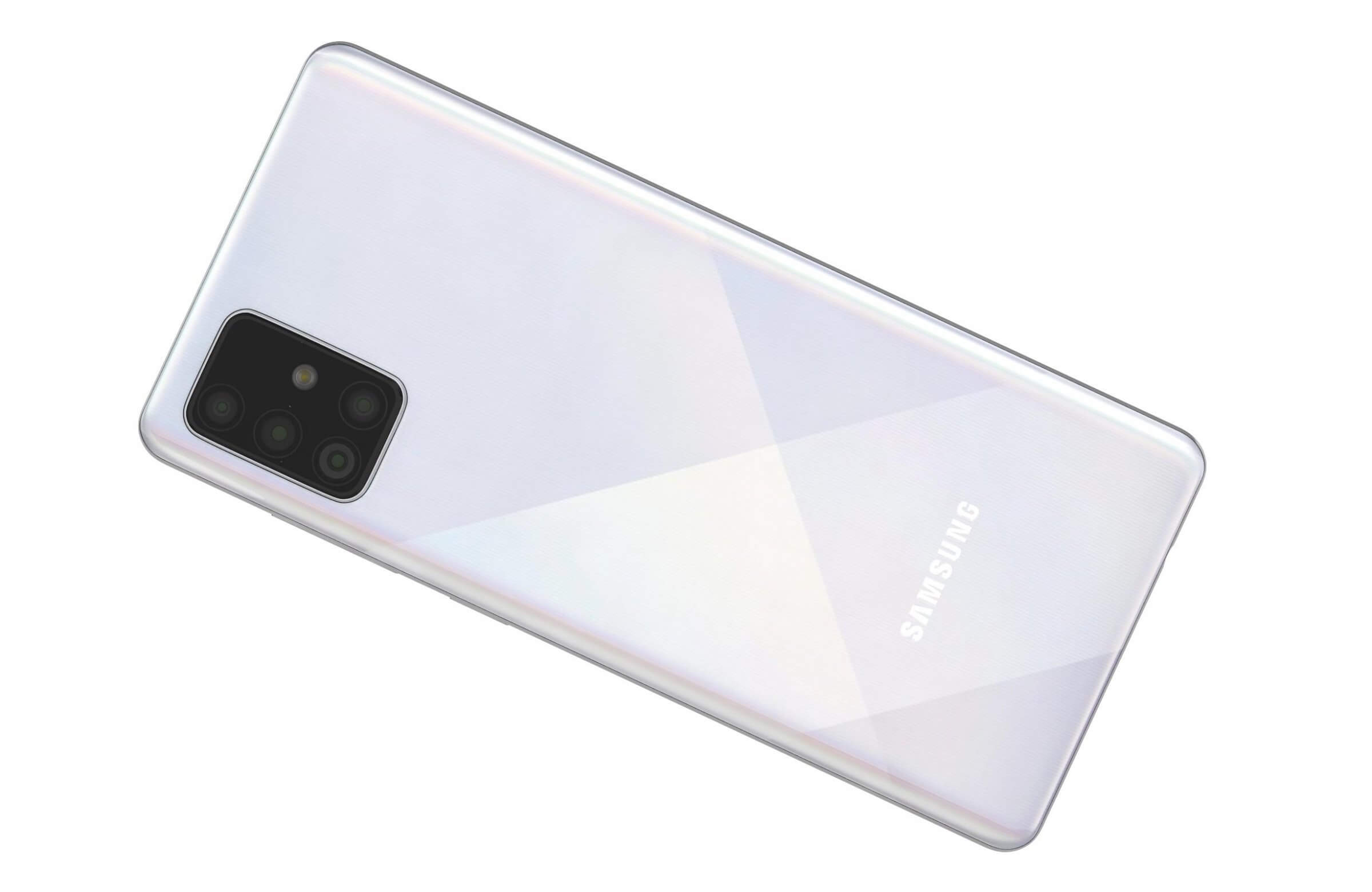 Samsung Galaxy A71 White - 3D Model by Rever_Art
