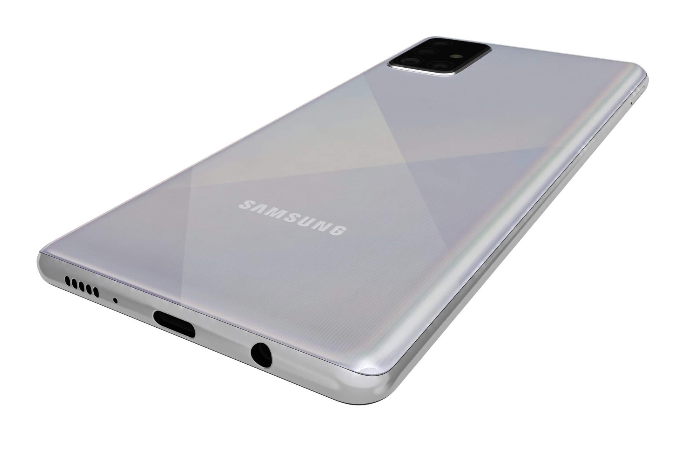 Samsung Galaxy A71 White - 3D Model by Rever_Art