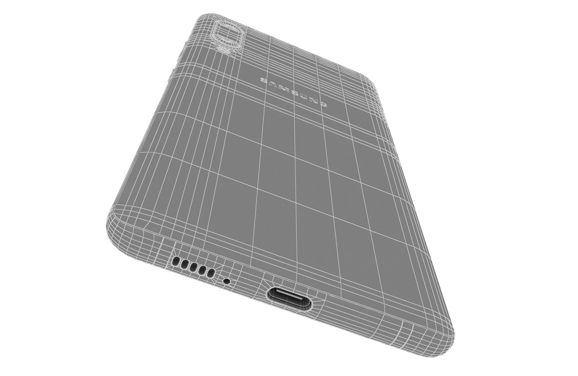 Samsung Galaxy A90 5G Black and White - 3D Model by Rever_Art