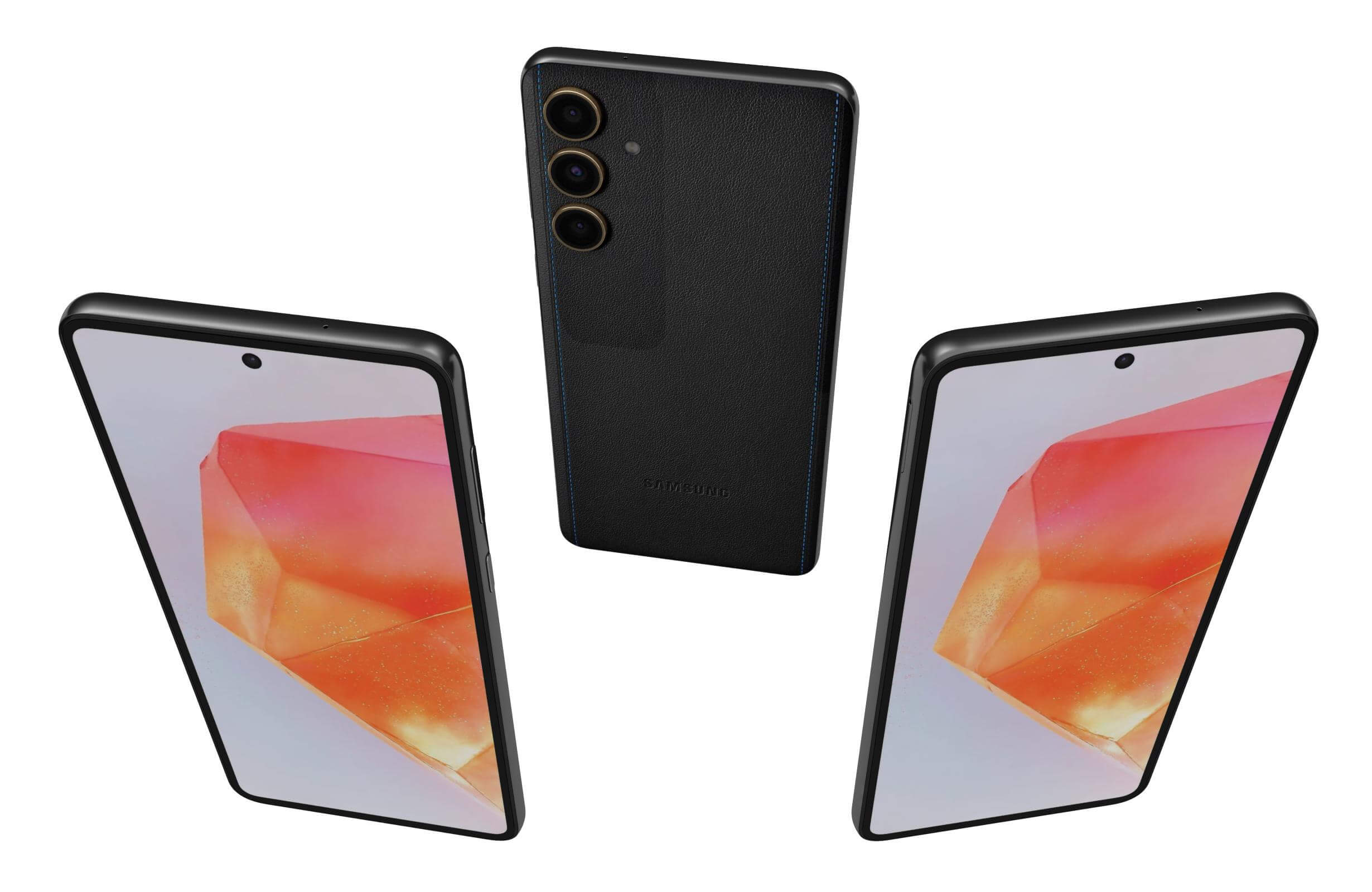 Samsung Galaxy C55 Black - 3D Model by Rever_Art