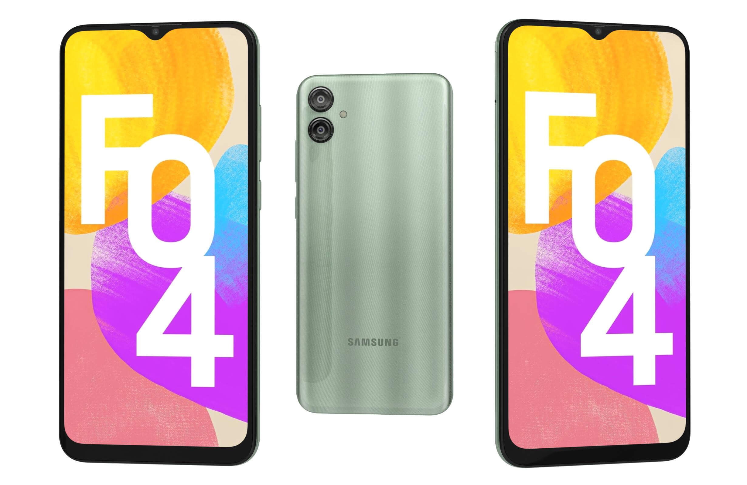 Samsung Galaxy F04 Green - 3D Model by Rever_Art