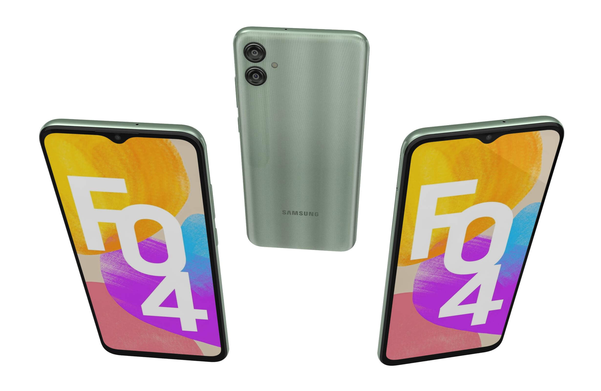 Samsung Galaxy F04 Green - 3D Model by Rever_Art