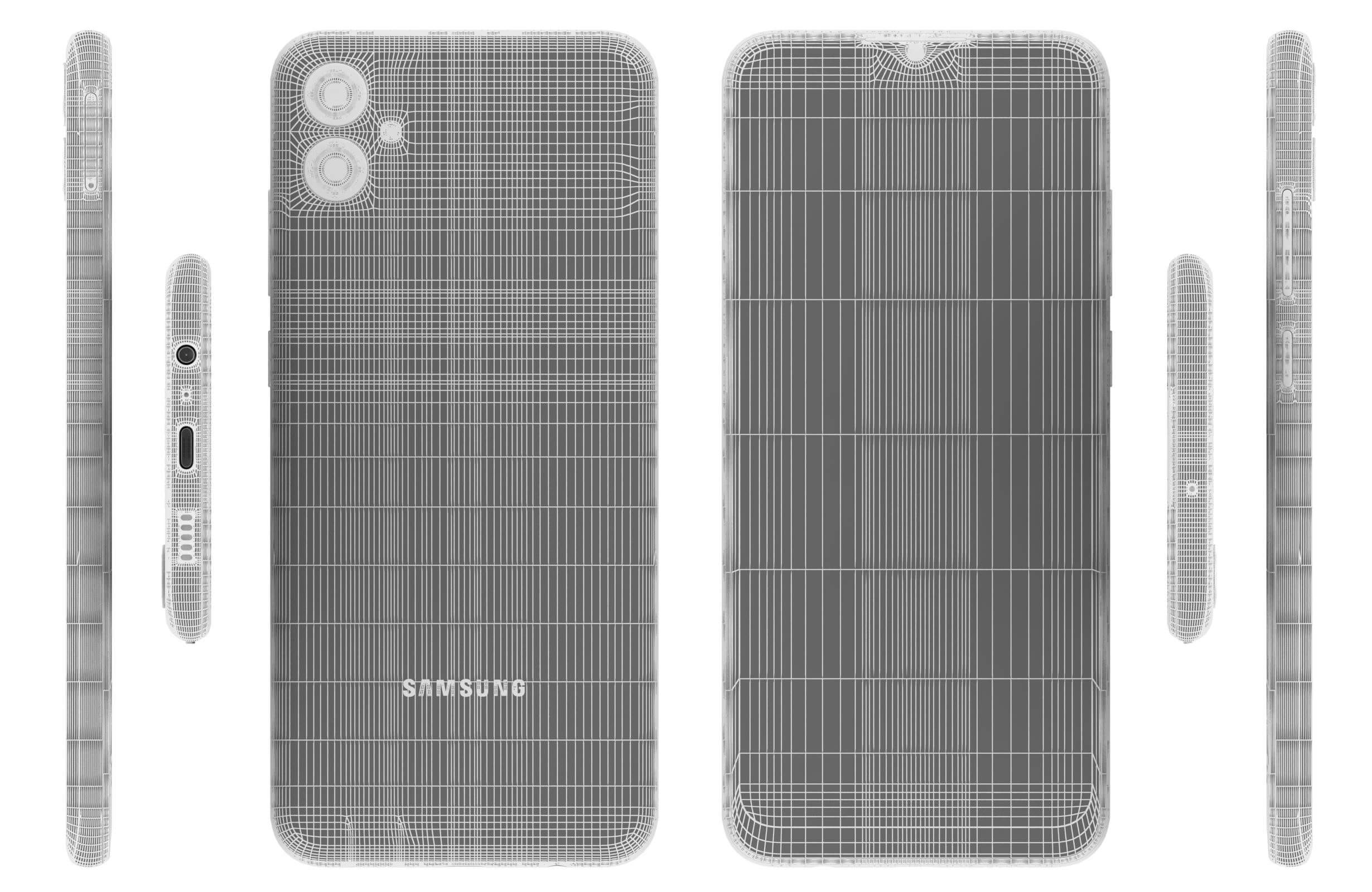 Samsung Galaxy F04 Green - 3D Model by Rever_Art
