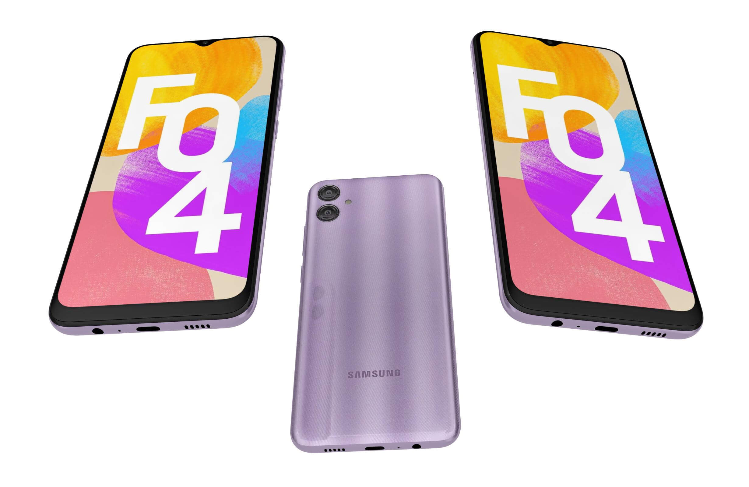 Samsung Galaxy F04 Purple - 3D Model by Rever_Art