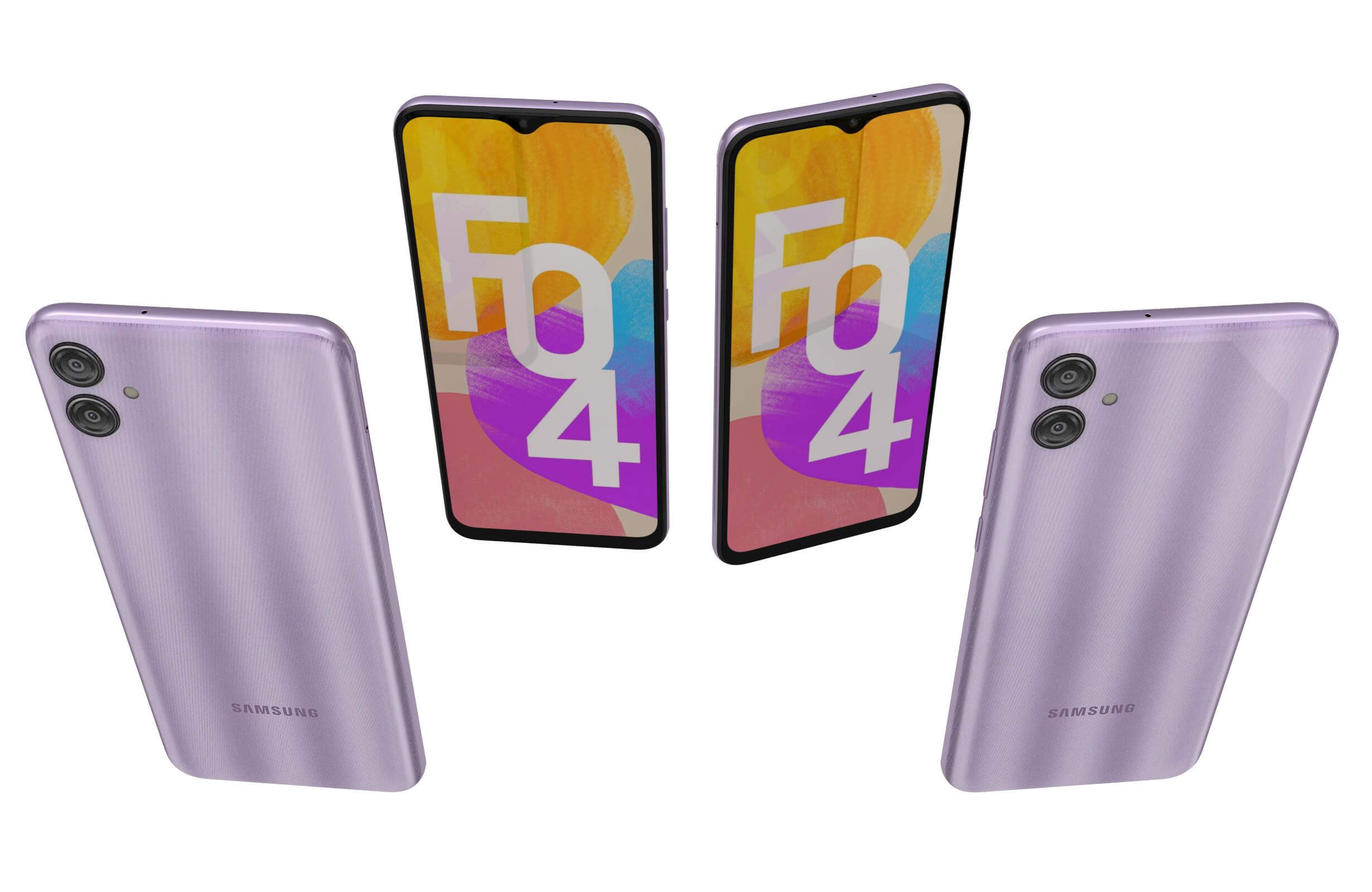 Samsung Galaxy F04 Purple - 3D Model by Rever_Art