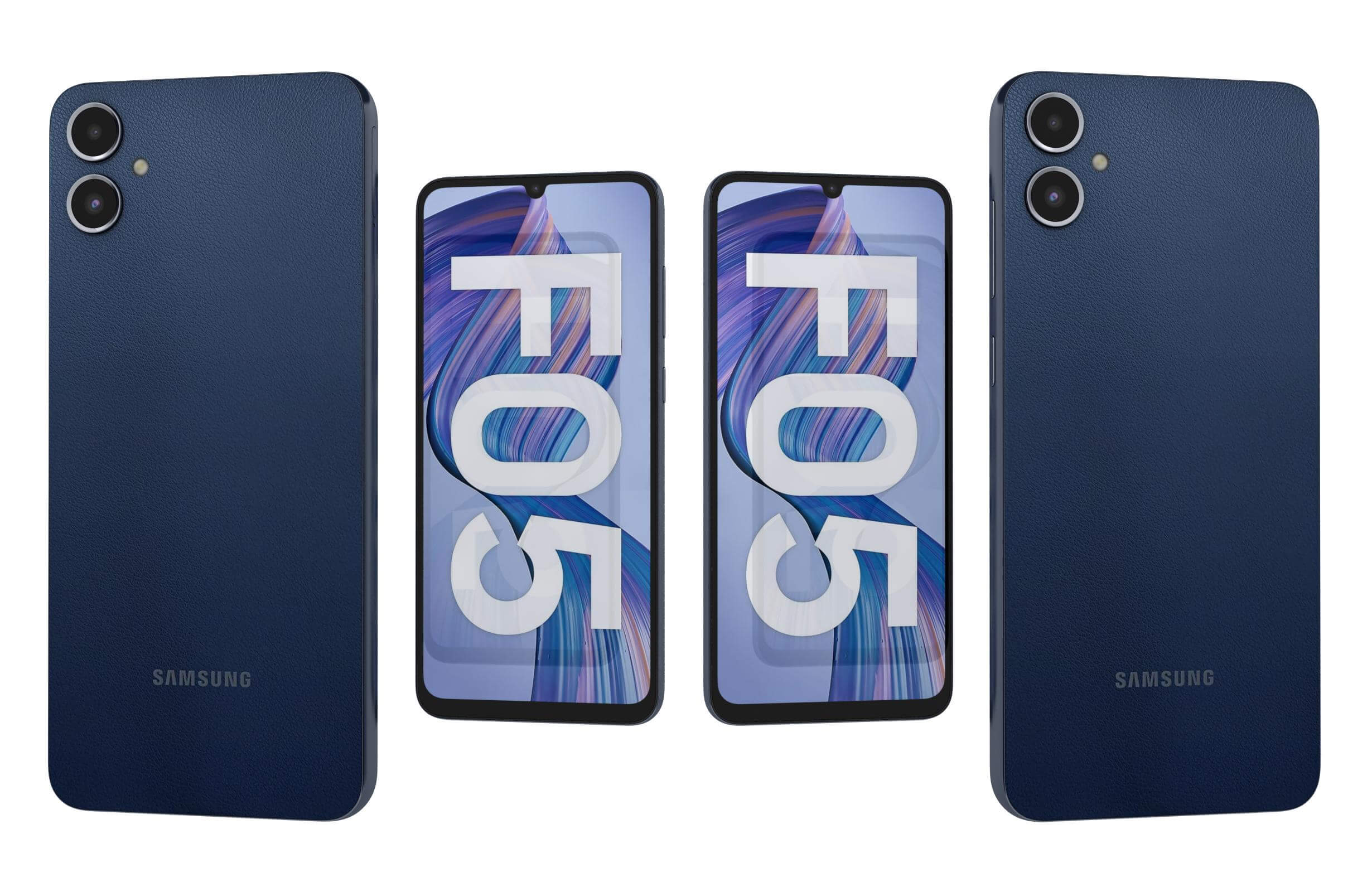 Samsung Galaxy F05 Blue - 3D Model by Rever_Art