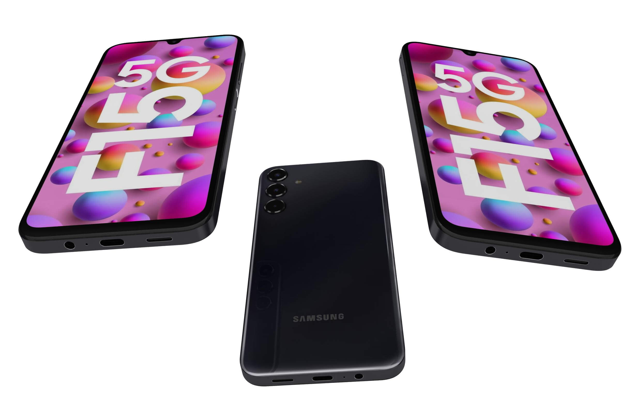 Samsung Galaxy F15 Black - 3D Model by Rever_Art