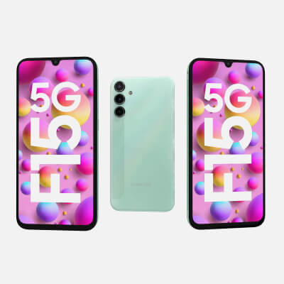 Samsung Galaxy F15 Green - 3D Model by Rever_Art