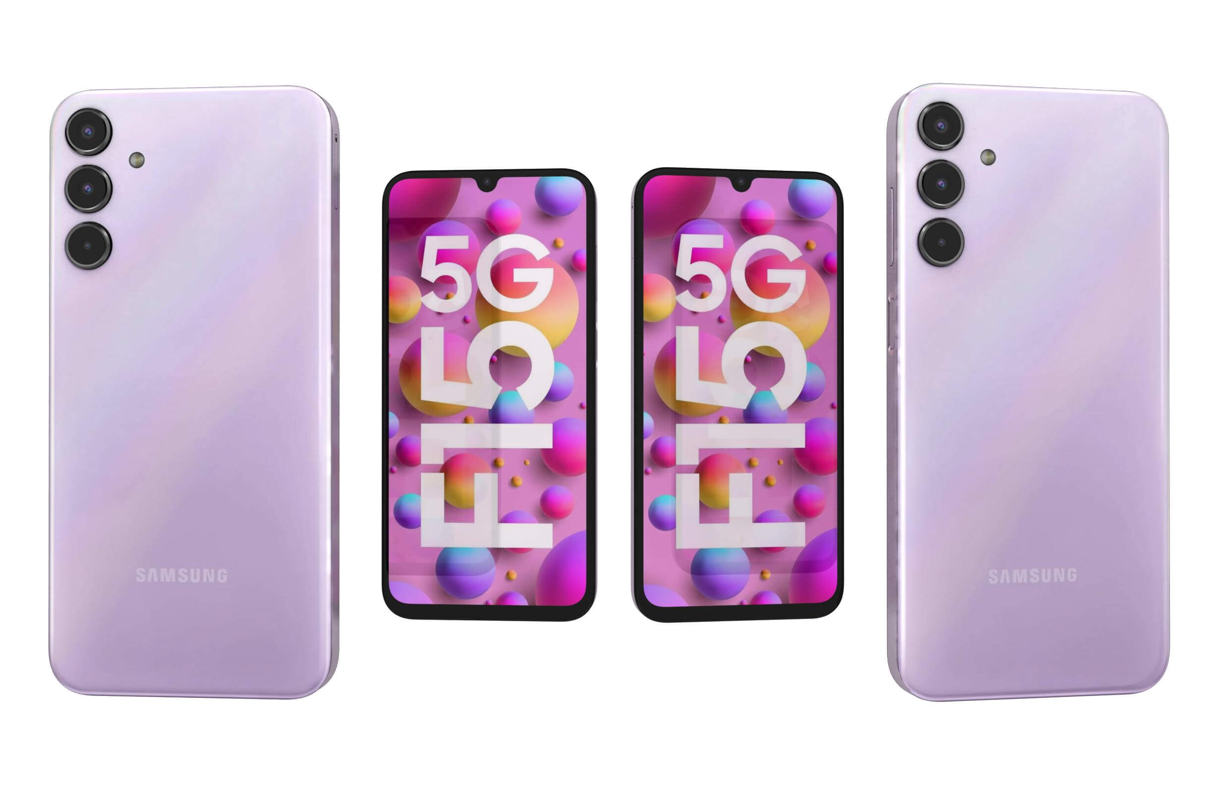 Samsung Galaxy F15 Purple - 3D Model by Rever_Art