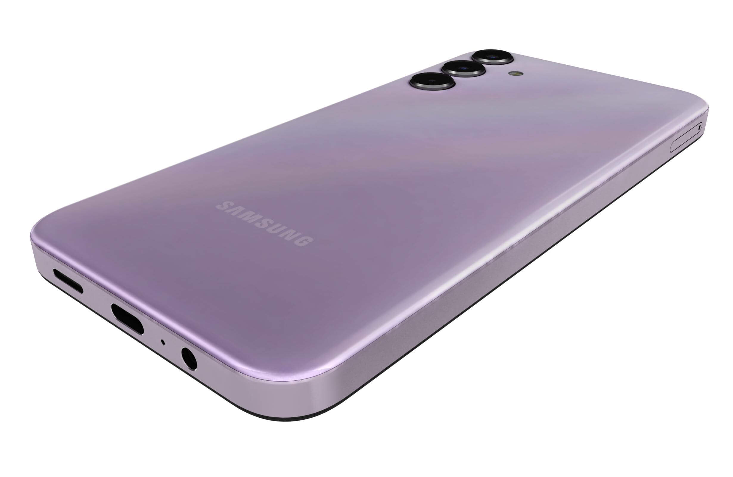 Samsung Galaxy F15 Purple - 3D Model by Rever_Art