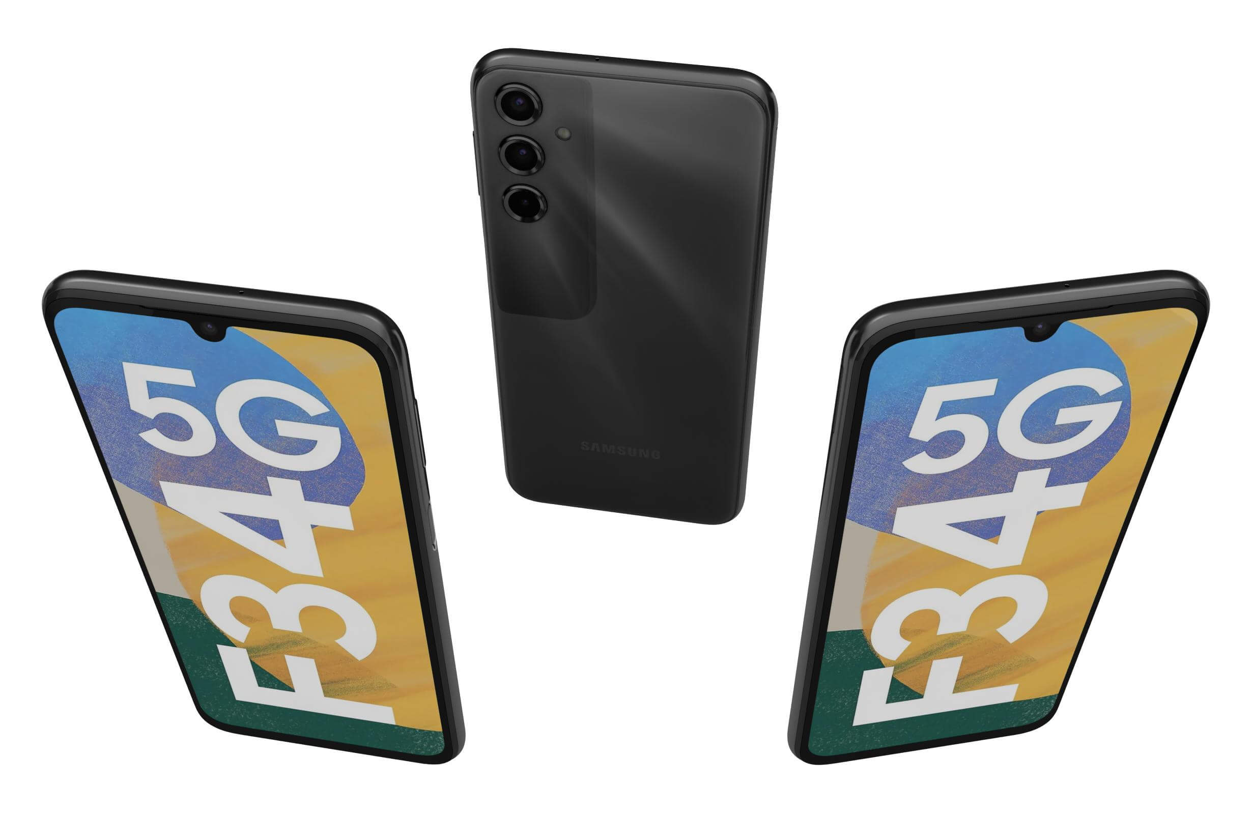 Samsung Galaxy F34 Black - 3D Model by Rever_Art
