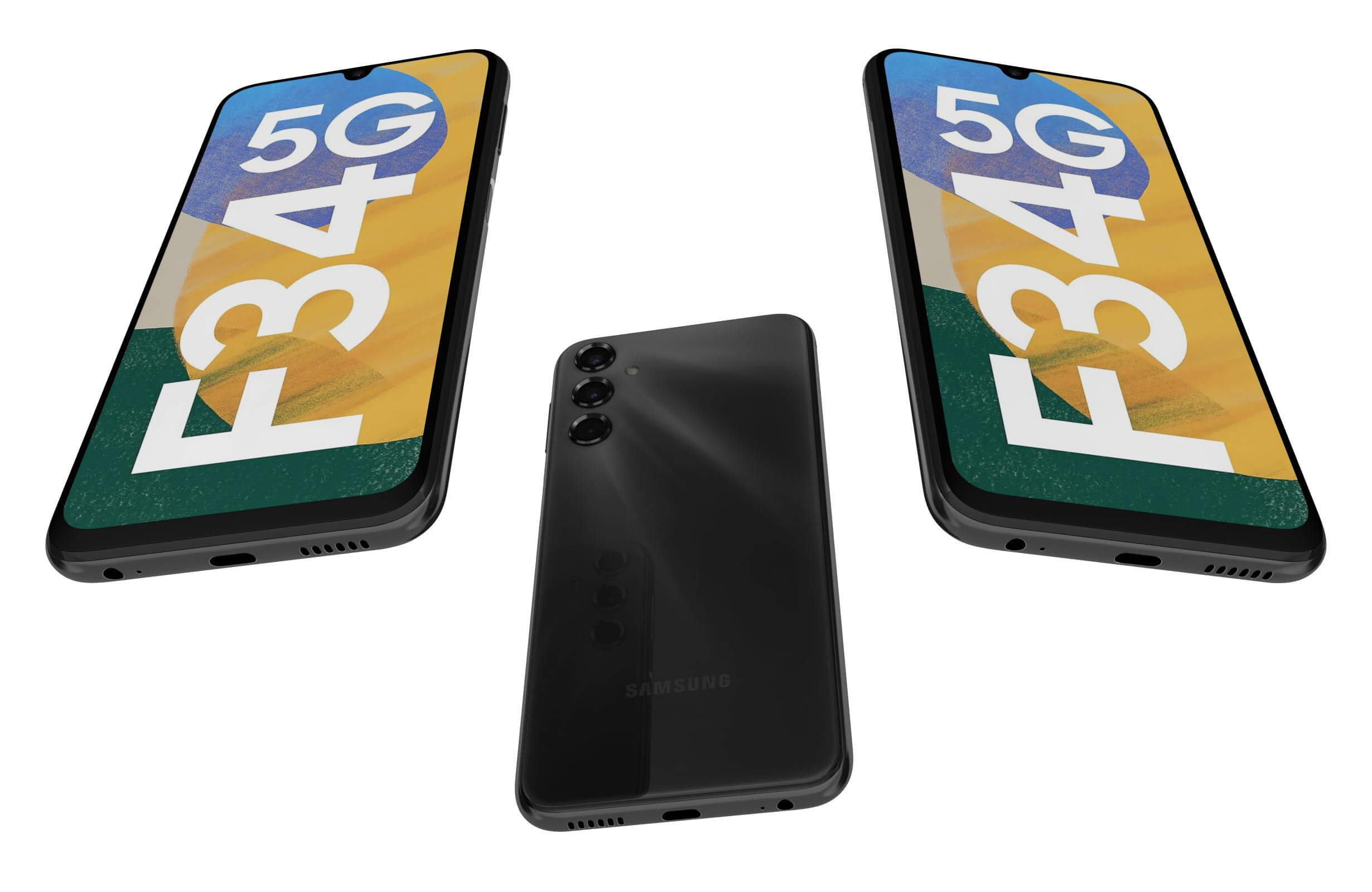 Samsung Galaxy F34 Black - 3D Model by Rever_Art