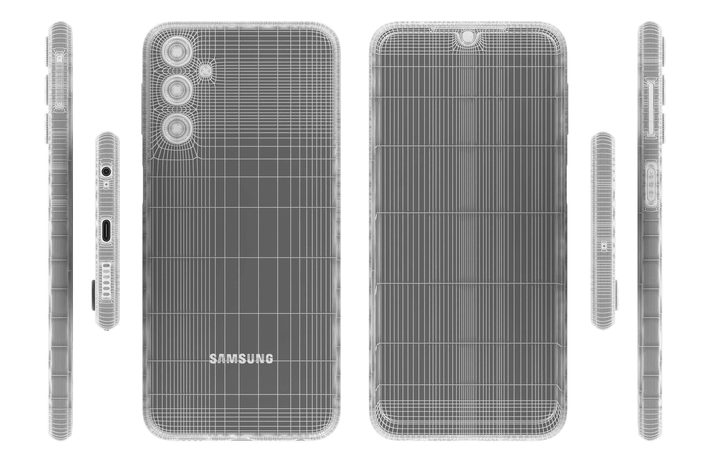 Samsung Galaxy F34 Black - 3D Model by Rever_Art