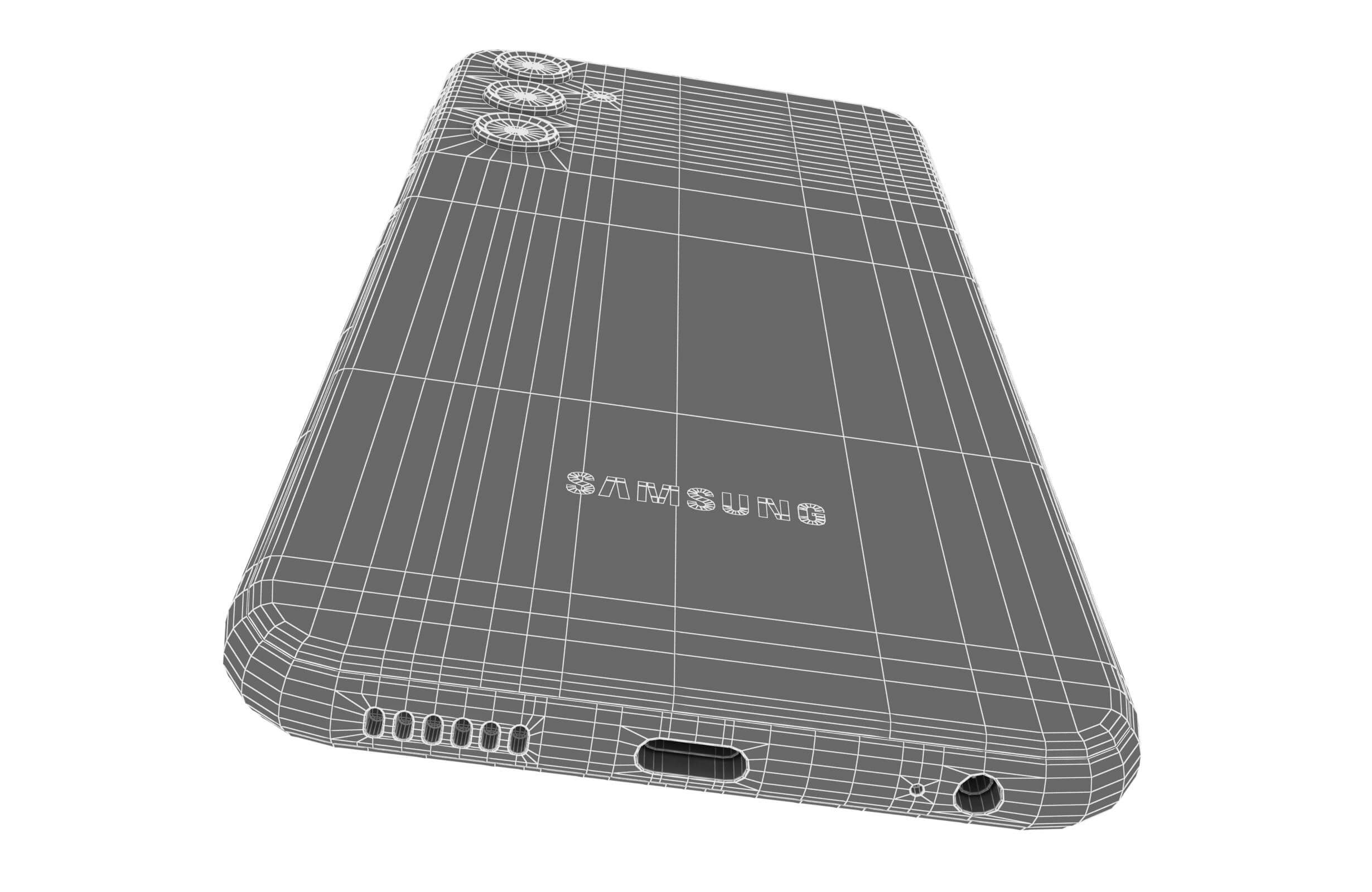Samsung Galaxy F34 Black - 3D Model by Rever_Art