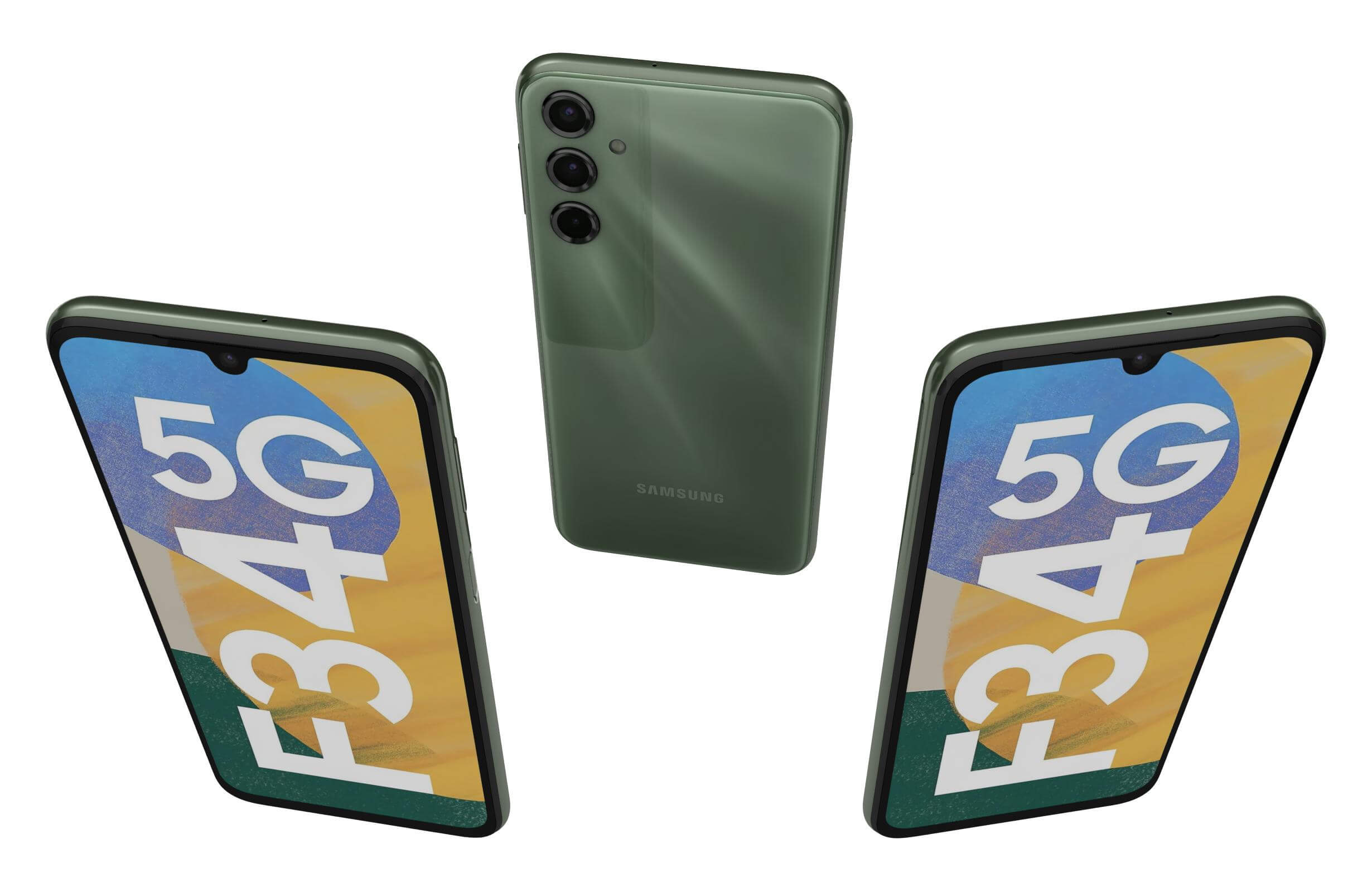 Samsung Galaxy F34 Green - 3D Model by Rever_Art
