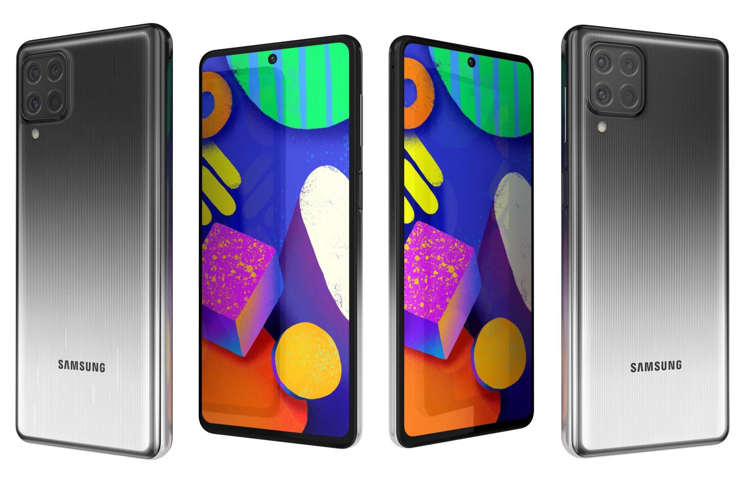 Samsung Galaxy F52 5G And F62 Collection - 3D Model by Rever_Art