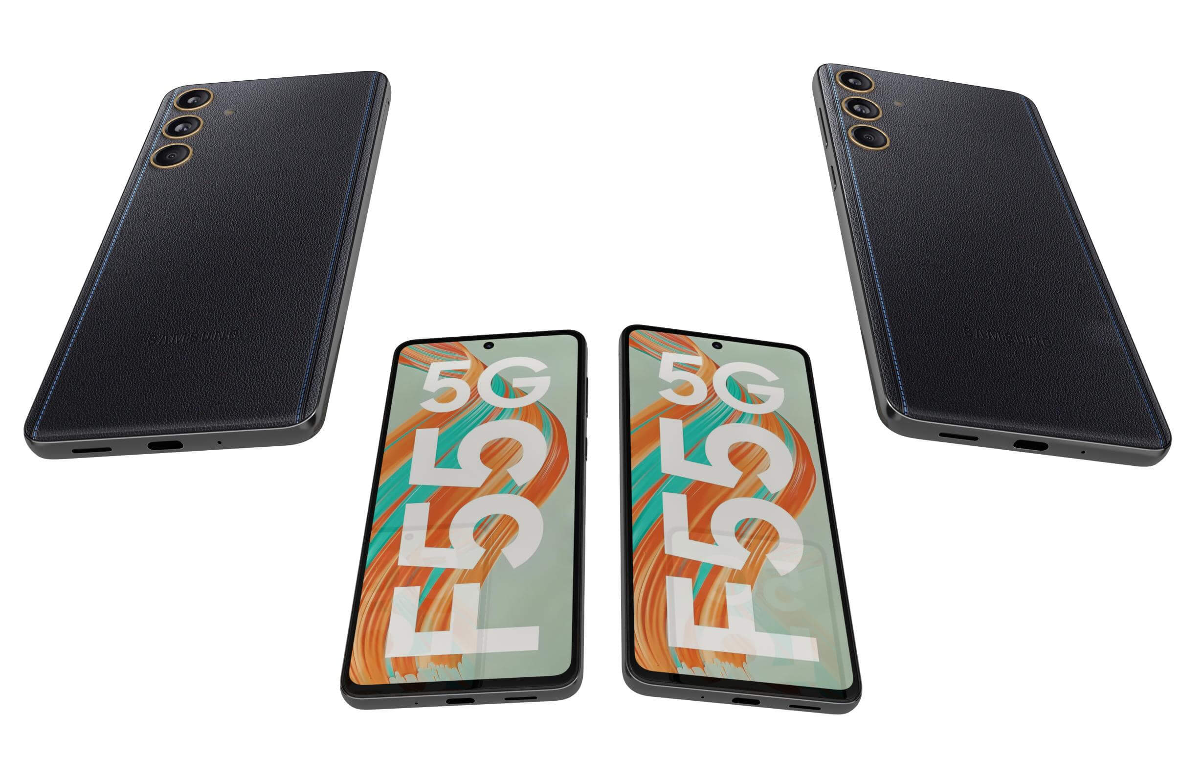 Samsung Galaxy F55 Black - 3D Model by Rever_Art