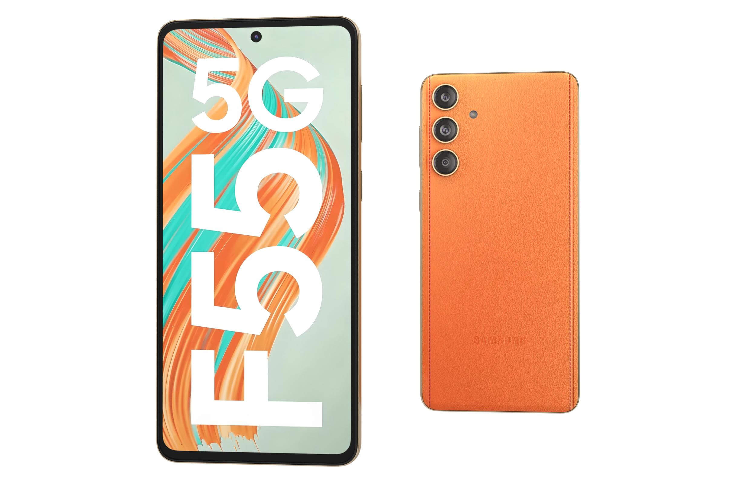 Samsung Galaxy F55 Orange - 3D Model by Rever_Art