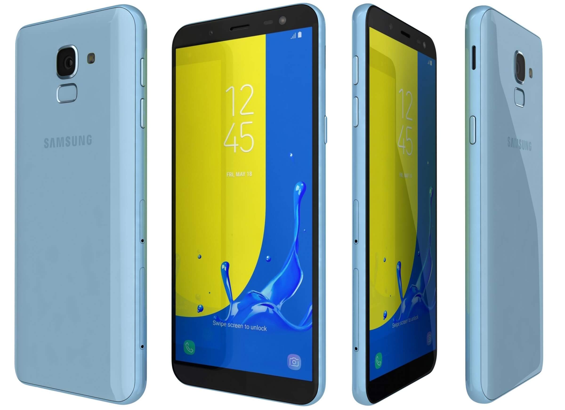 Samsung Galaxy J6 2018 All Colors - 3D Model by Rever_Art