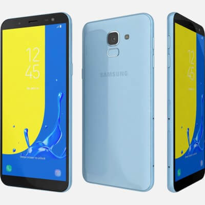 Samsung Galaxy J6 2018 Blue - 3D Model by Rever_Art