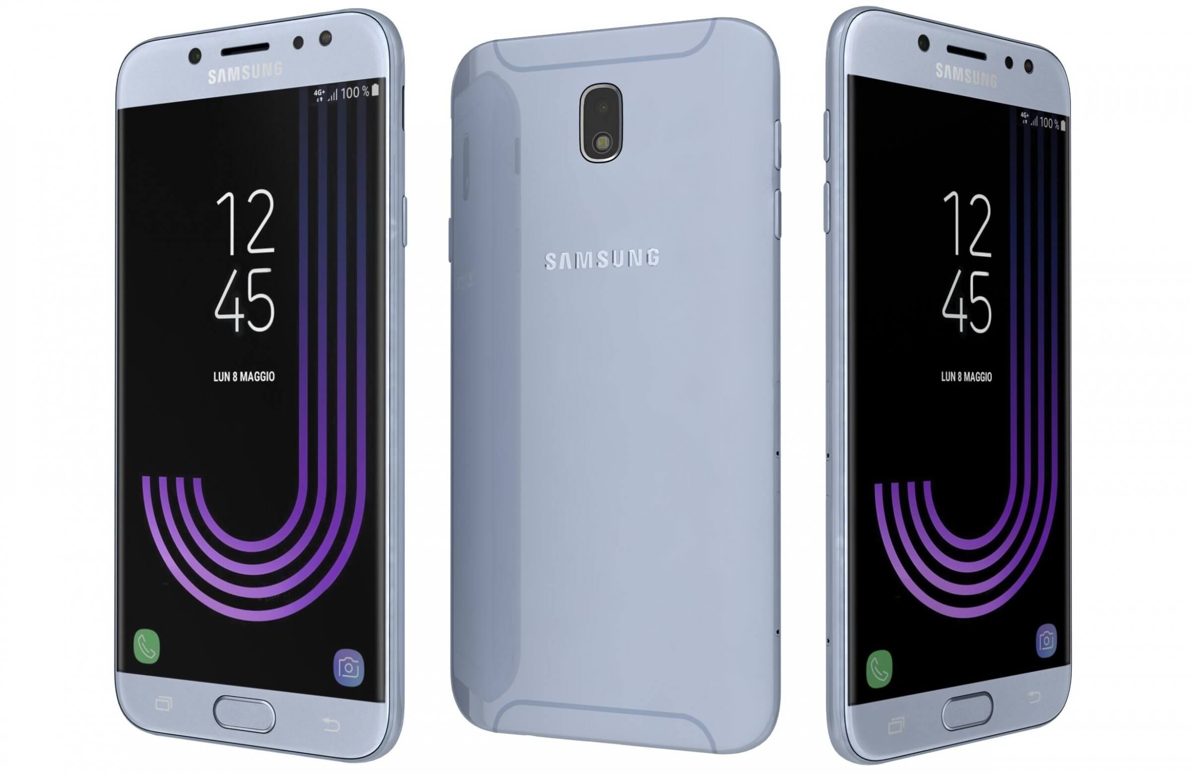 Samsung Galaxy J7 2017 Blue - 3D Model by Rever_Art