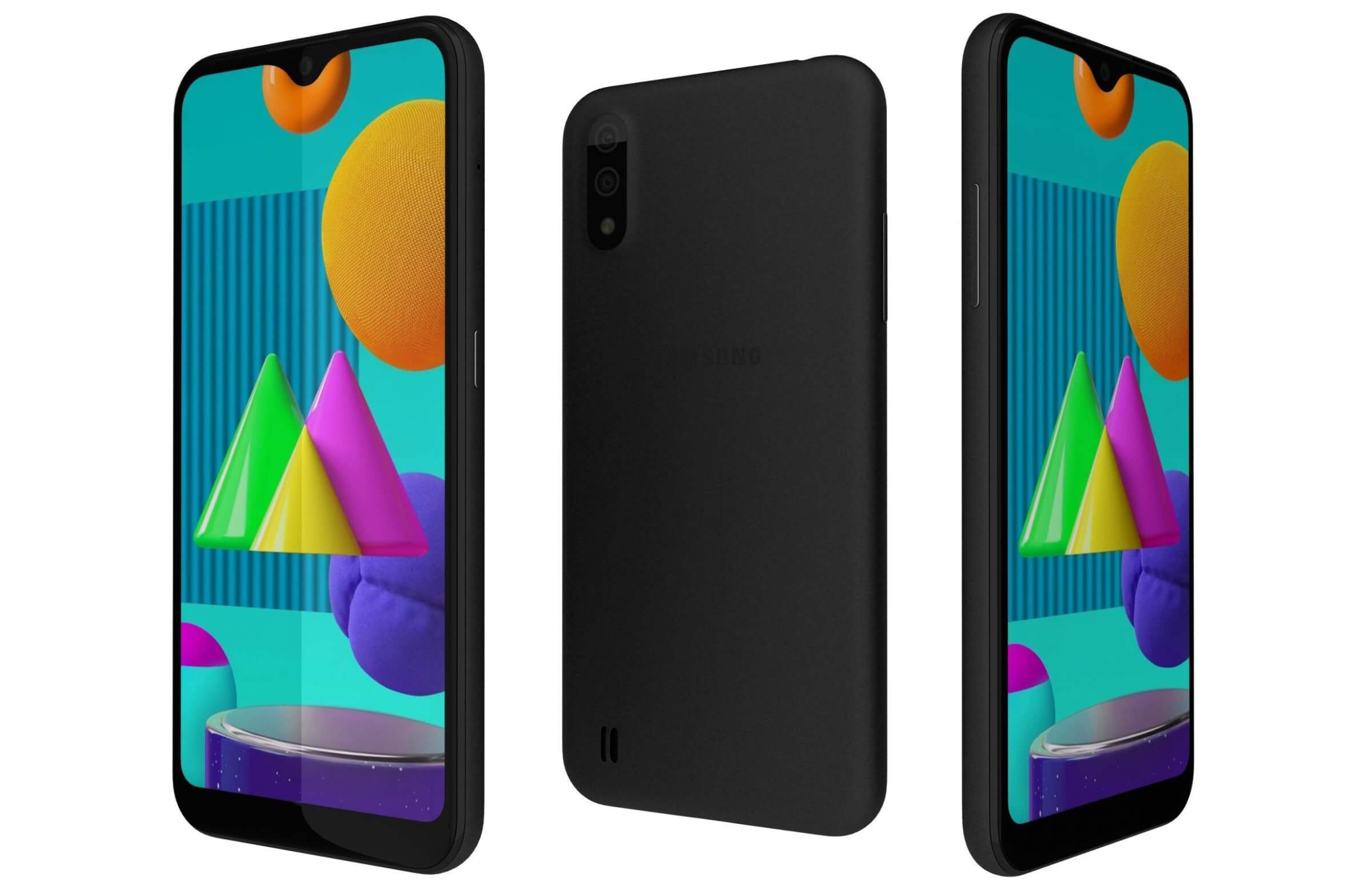 Samsung Galaxy M01 All Colors - 3D Model by Rever_Art