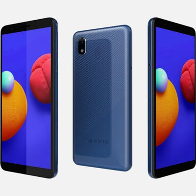Samsung Galaxy M01 Core Blue - 3D Model by Rever_Art