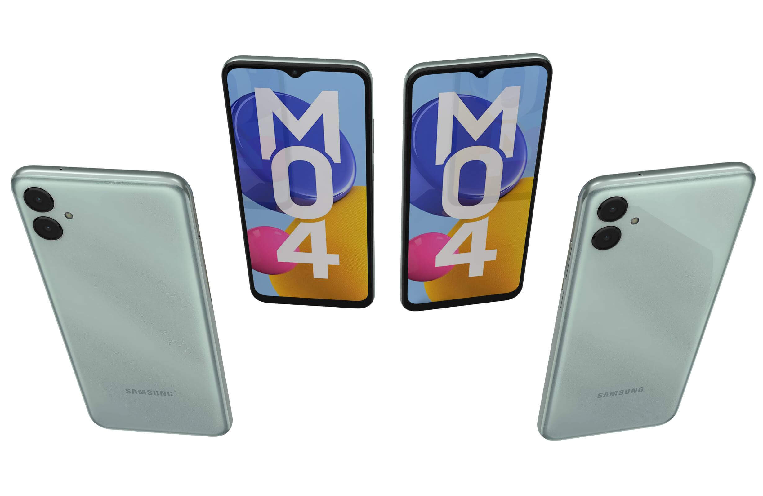 Samsung Galaxy M04 Green - 3D Model by Rever_Art