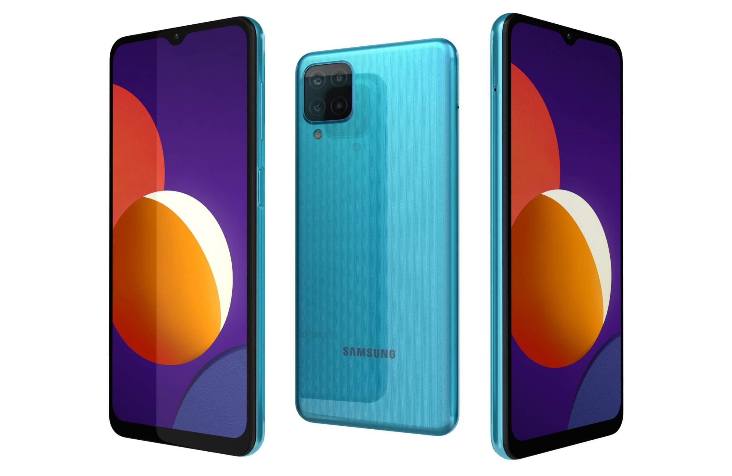 Samsung Galaxy M12 Green - 3D Model by Rever_Art