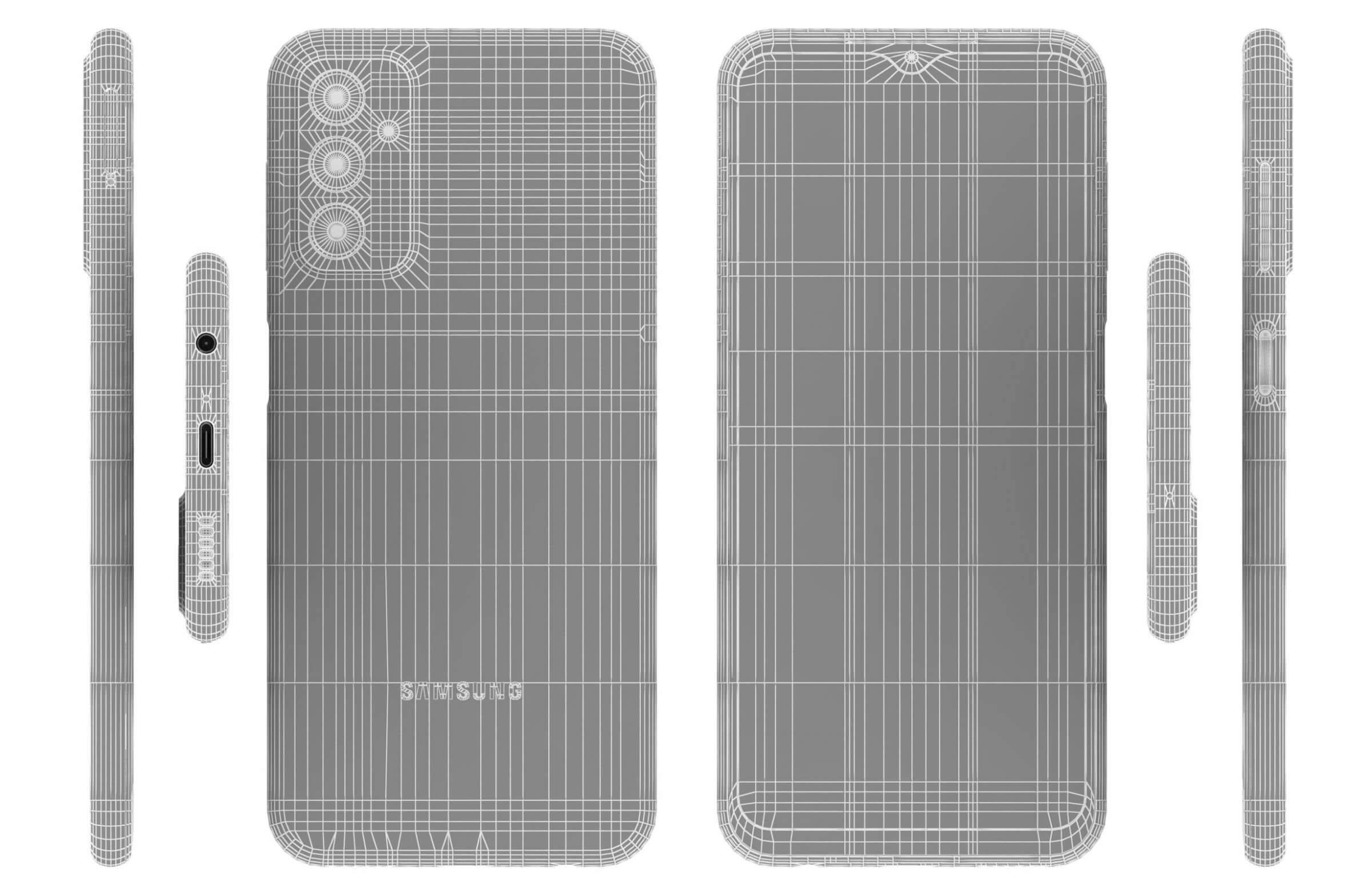 Samsung Galaxy M13 All Colors - 3D Model by Rever_Art