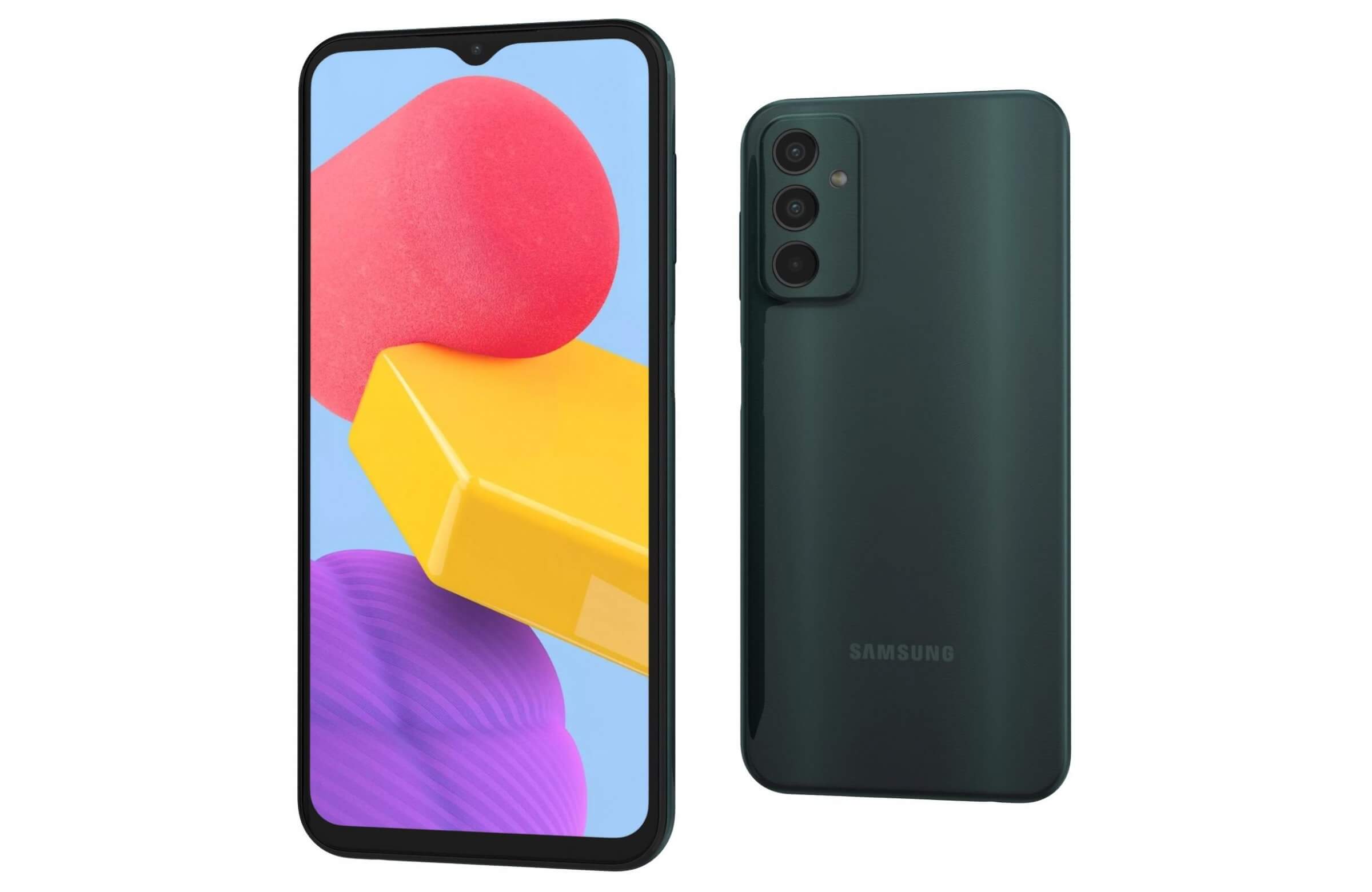 Samsung Galaxy M13 Green - 3D Model by Rever_Art