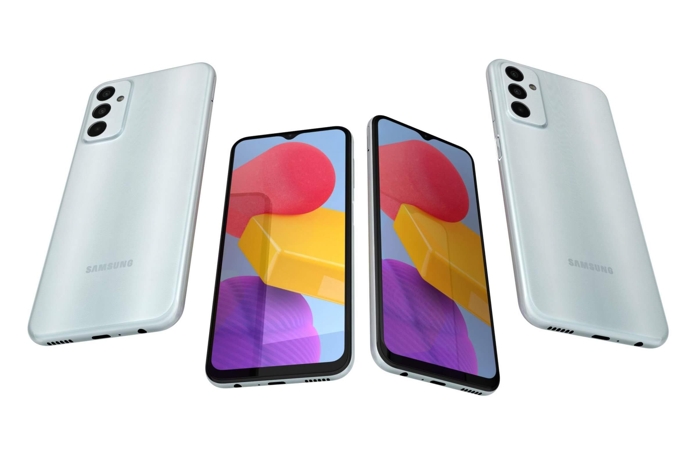 Samsung Galaxy M13 White - 3D Model by Rever_Art