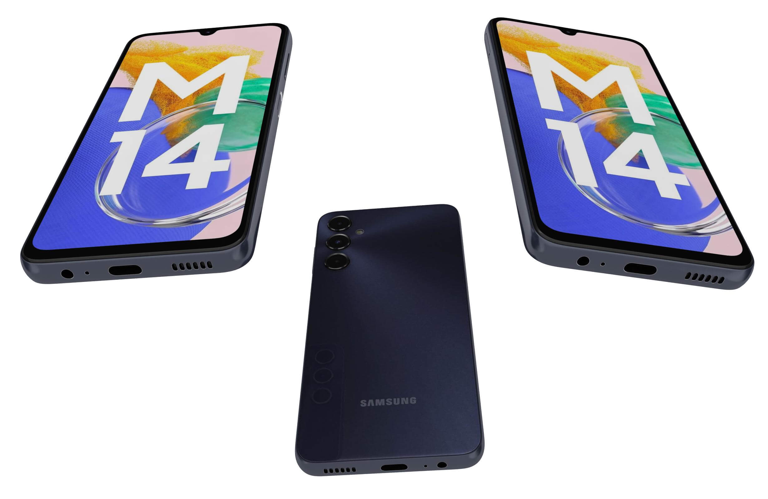 Samsung Galaxy M14 4G Black - 3D Model by Rever_Art