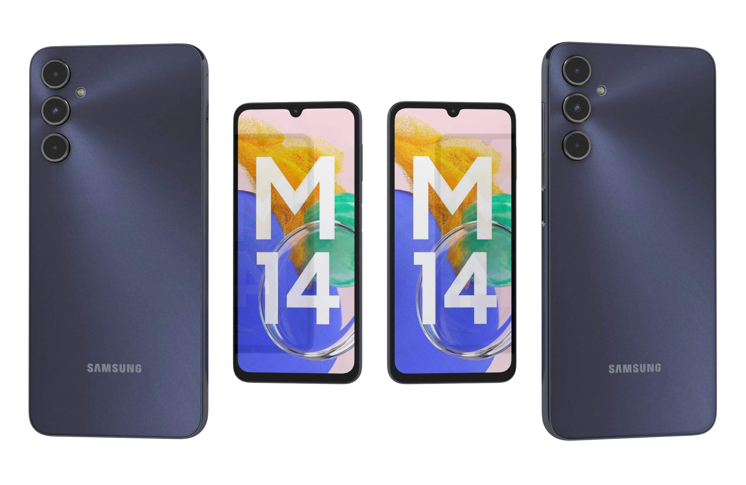 Samsung Galaxy M14 4G Black - 3D Model by Rever_Art