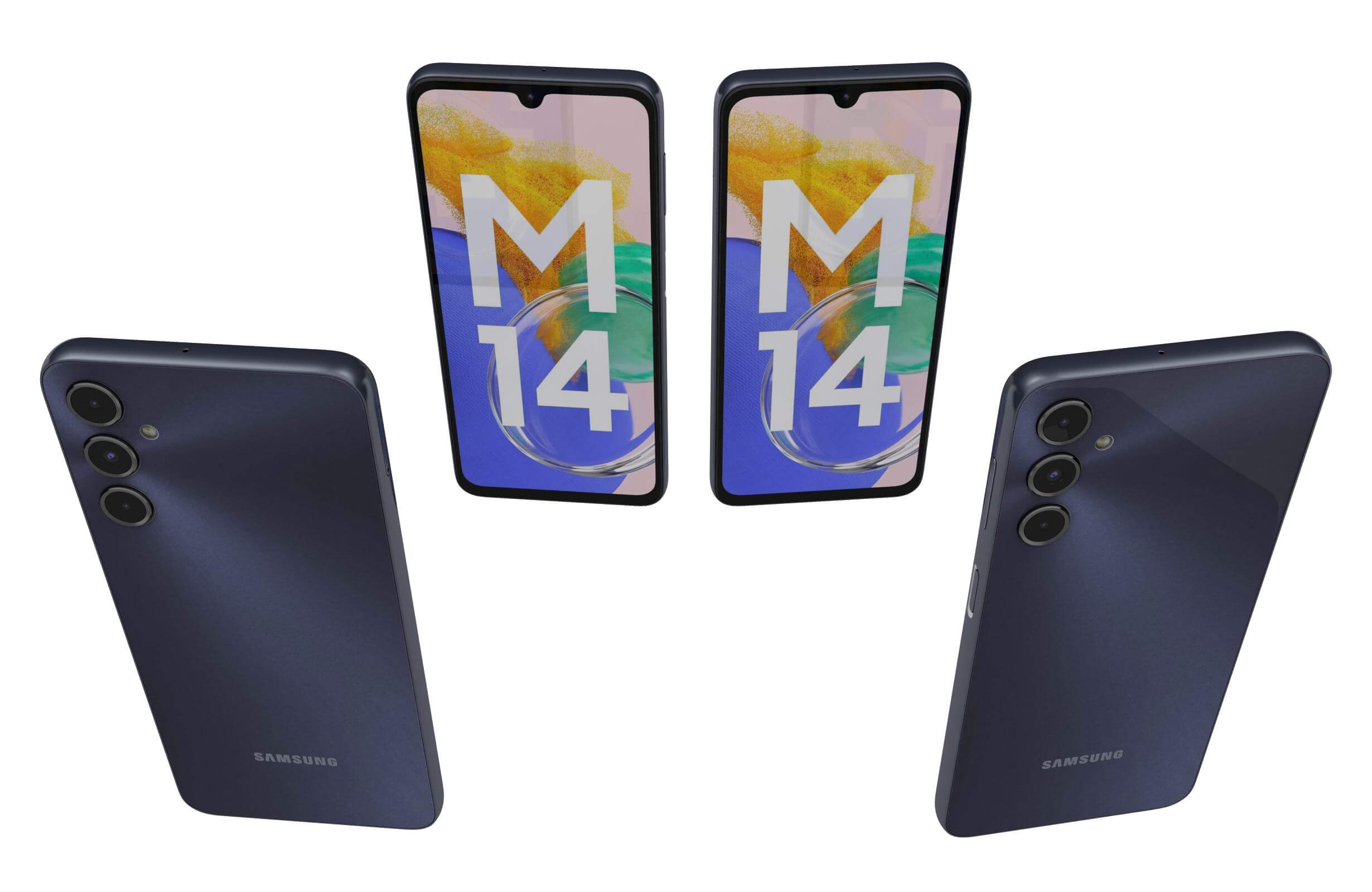 Samsung Galaxy M14 4G Black - 3D Model by Rever_Art