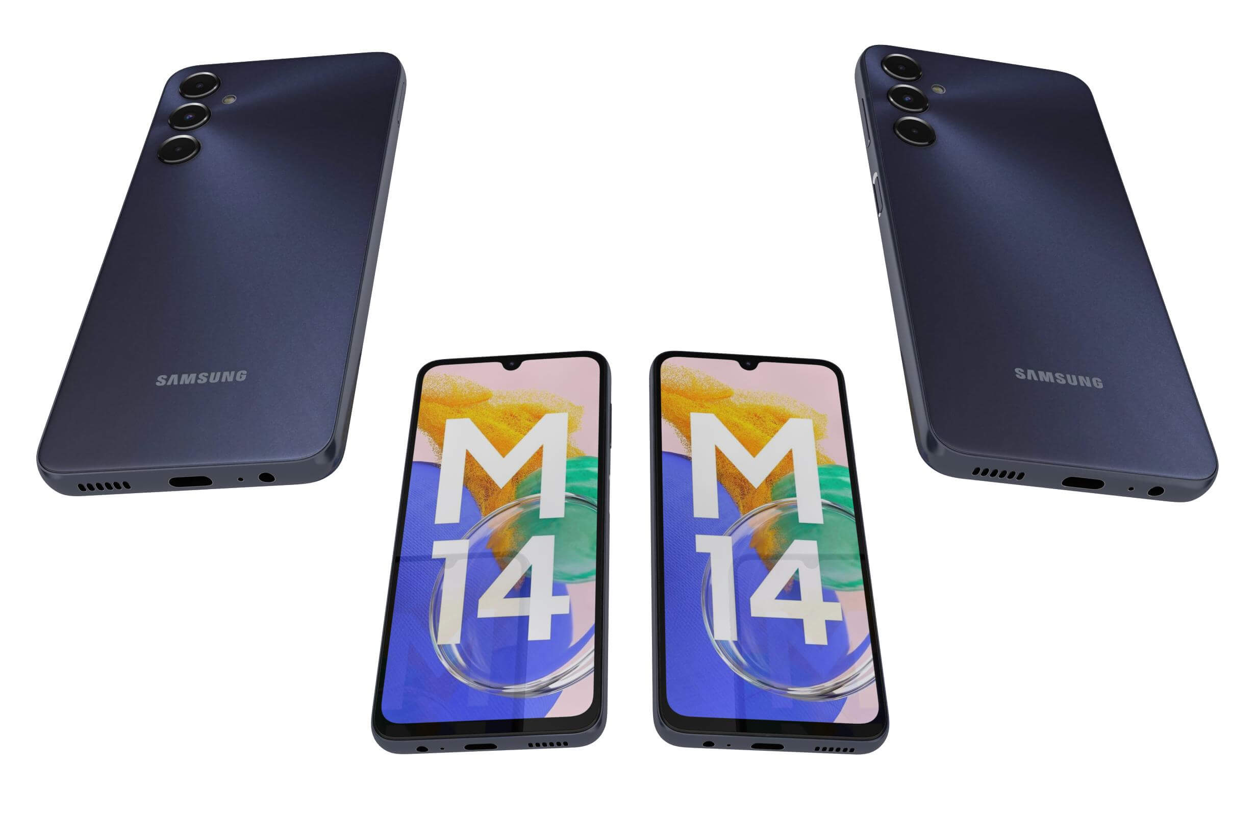 Samsung Galaxy M14 4G Black - 3D Model by Rever_Art